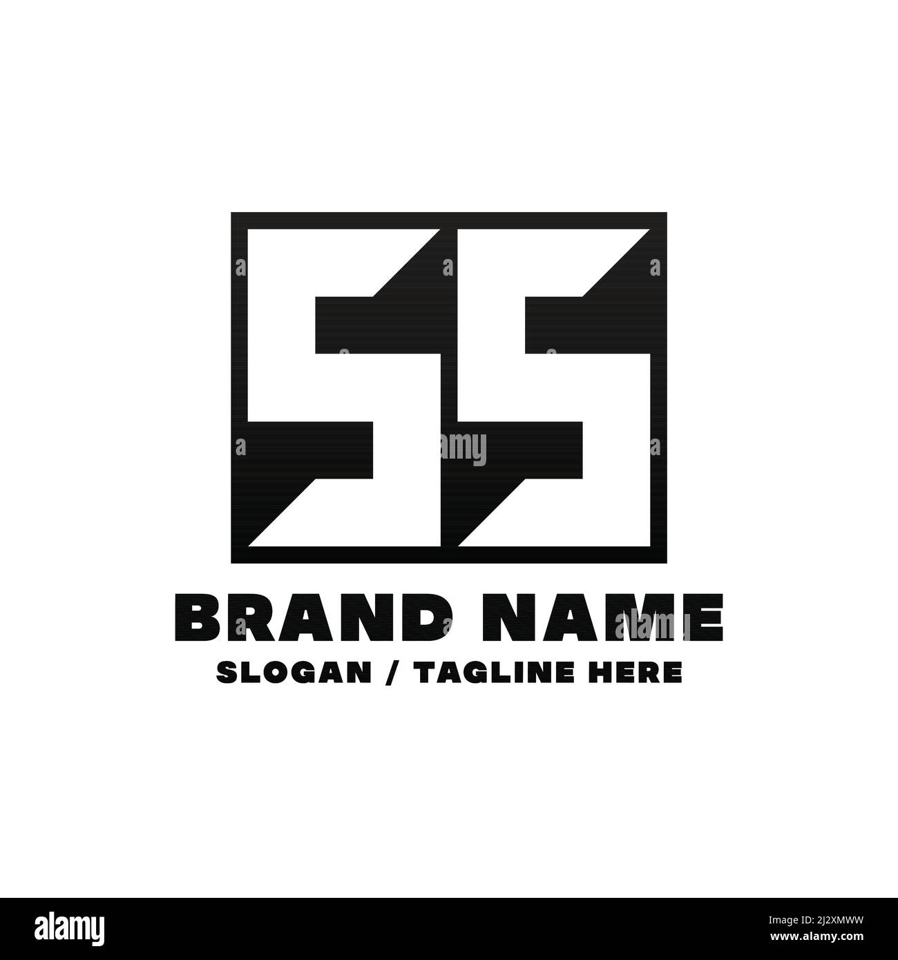Letter SS logo design template. This logo is very suitable for any kind ...