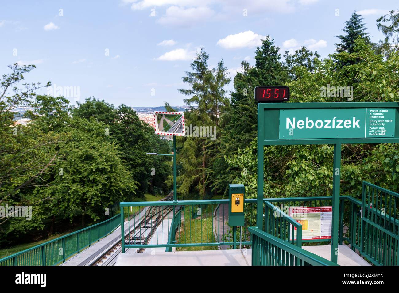 Funicular railway in petrin hi-res stock photography and images - Alamy