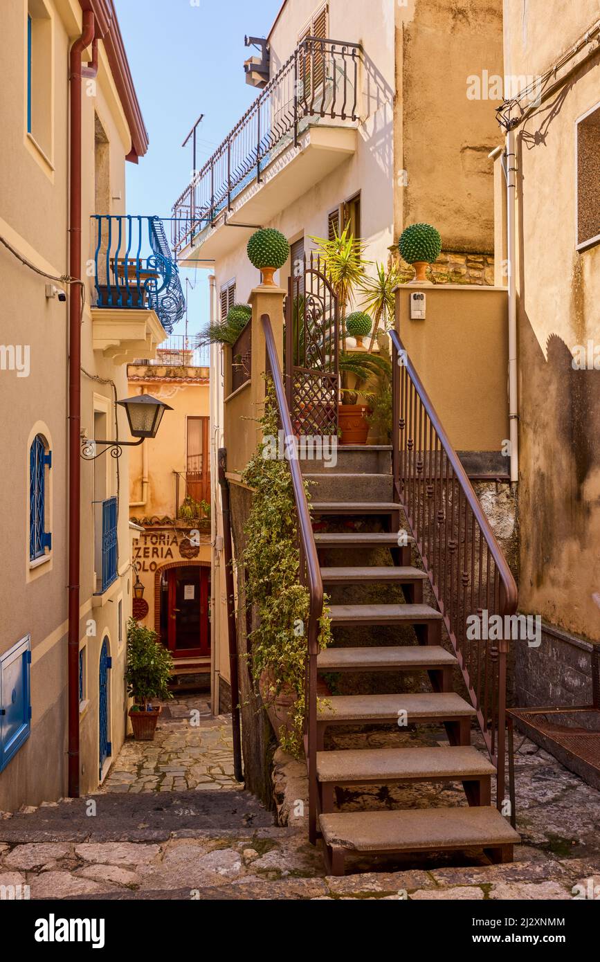 Taormina, Sicily - Italy - March 19, 2022: Pictures of the streets of ...