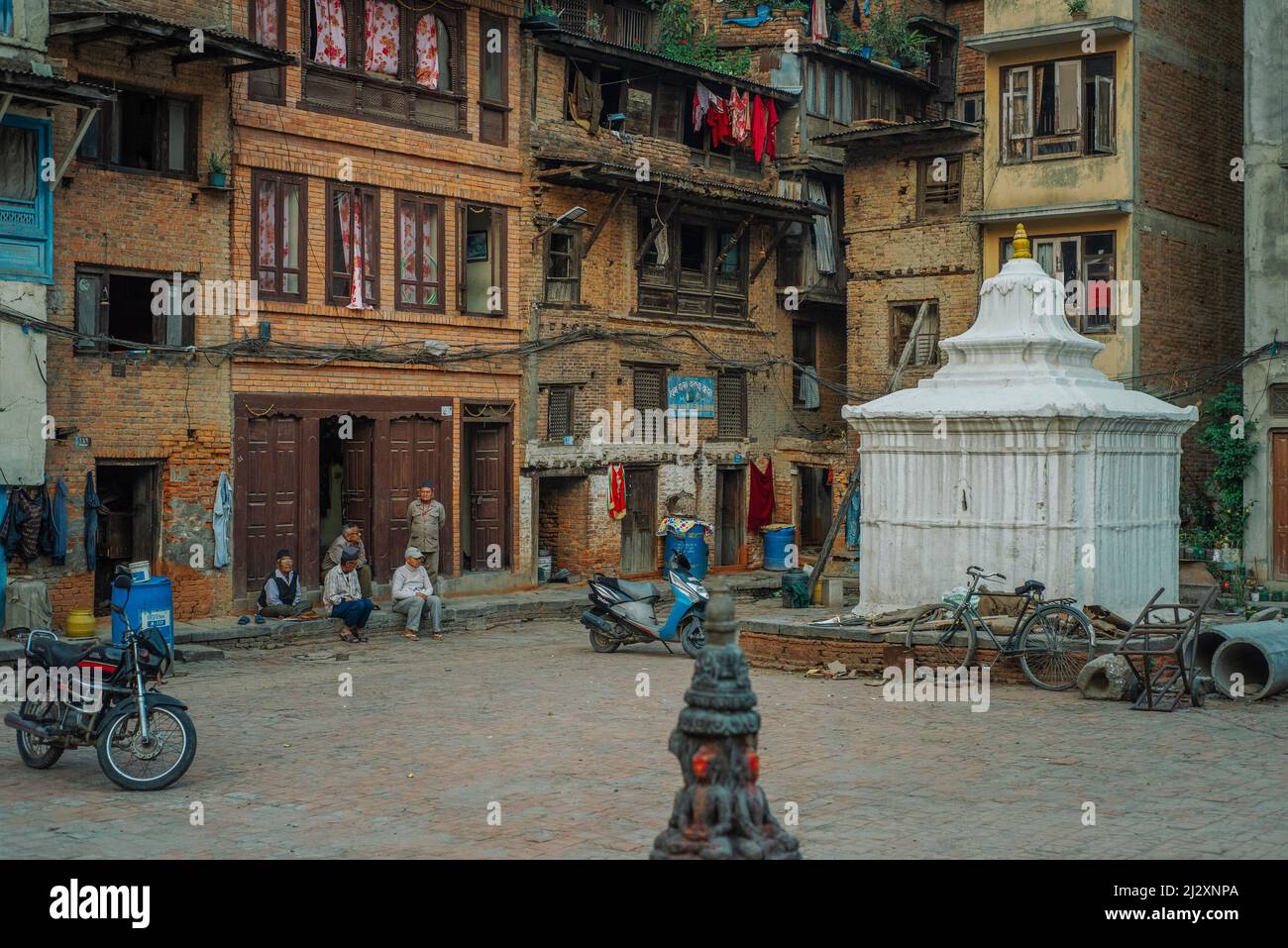 Daily life in Thamel district, Kathmandu, Nepal Stock Photo - Alamy