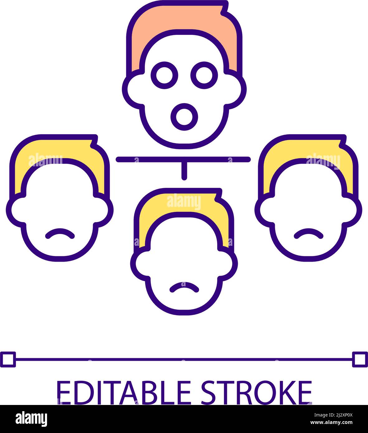 Paranoid cartoon Stock Vector Images - Alamy