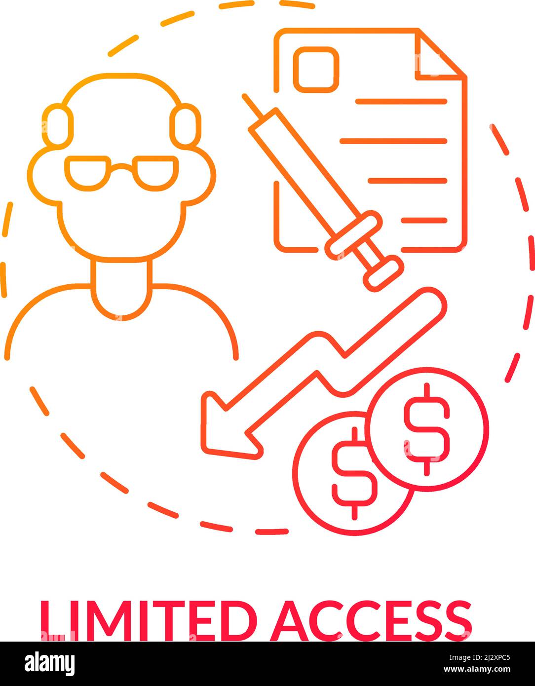 Limited access red gradient concept icon Stock Vector Image & Art - Alamy Limited access red gradient concept icon Stock Vector Image & Art - Alamy