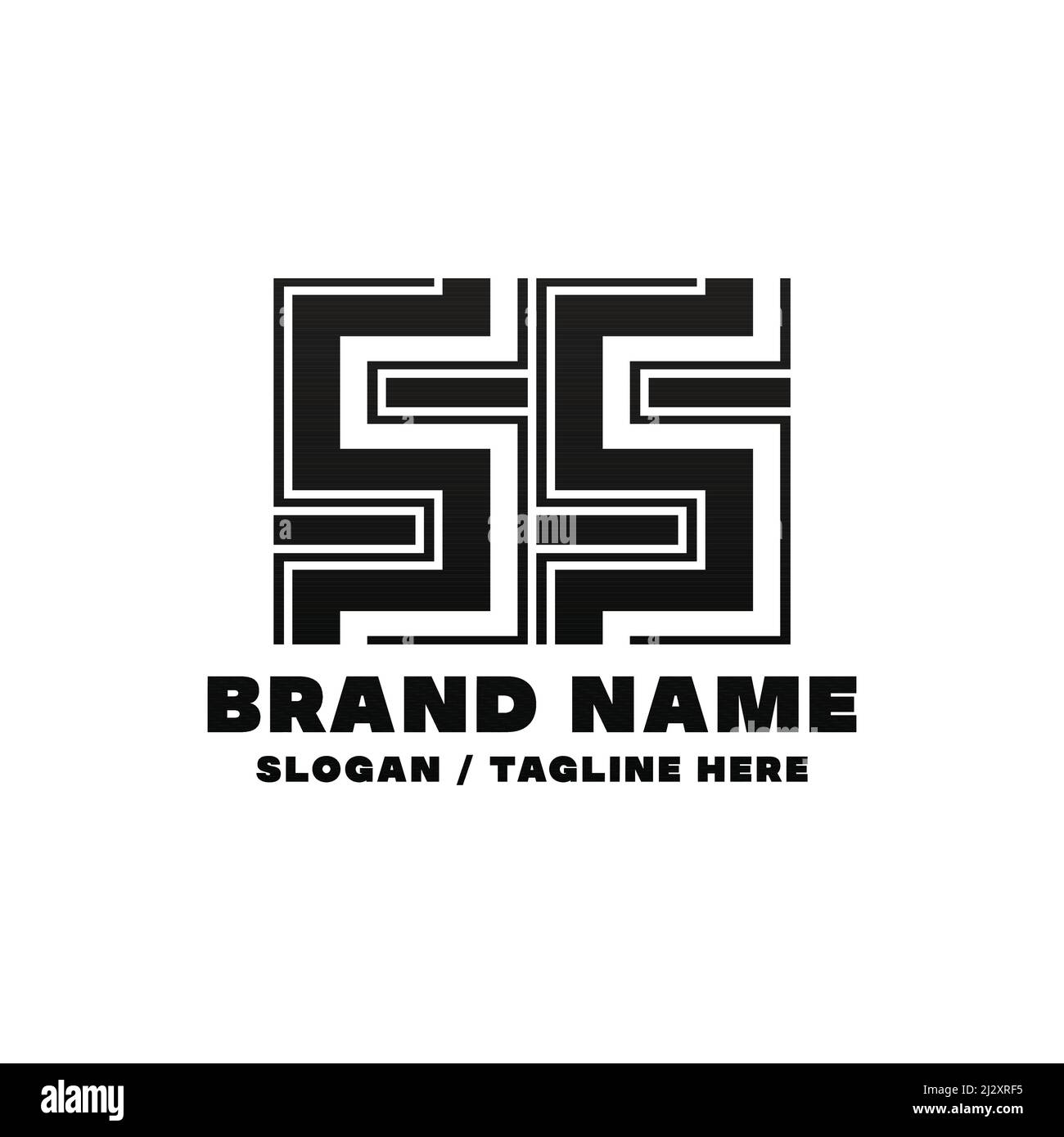 Logo ss triangle hi-res stock photography and images - Alamy