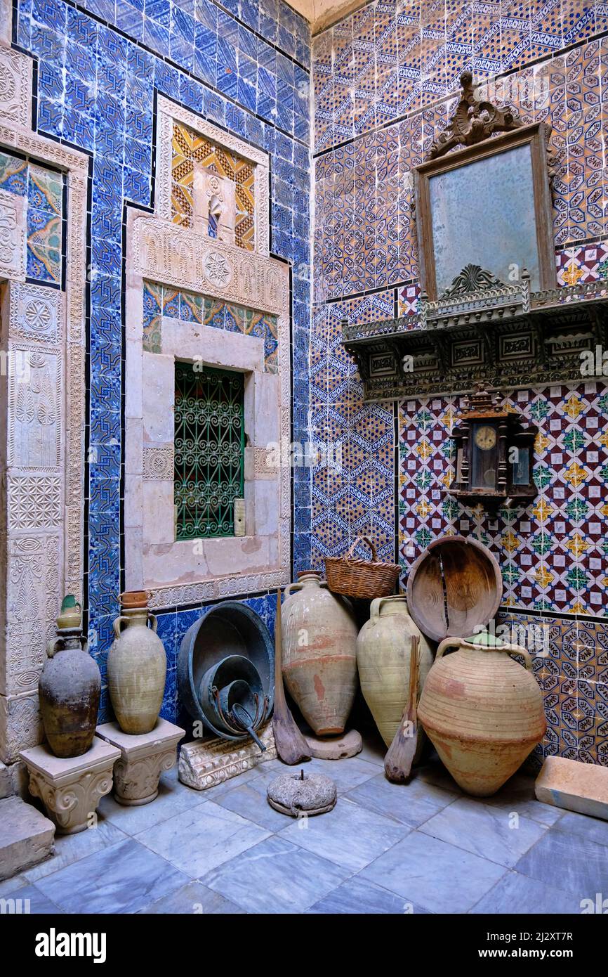 Tunisia, Sousse, medina listed as World Heritage by UNESCO, Dar Essid ...