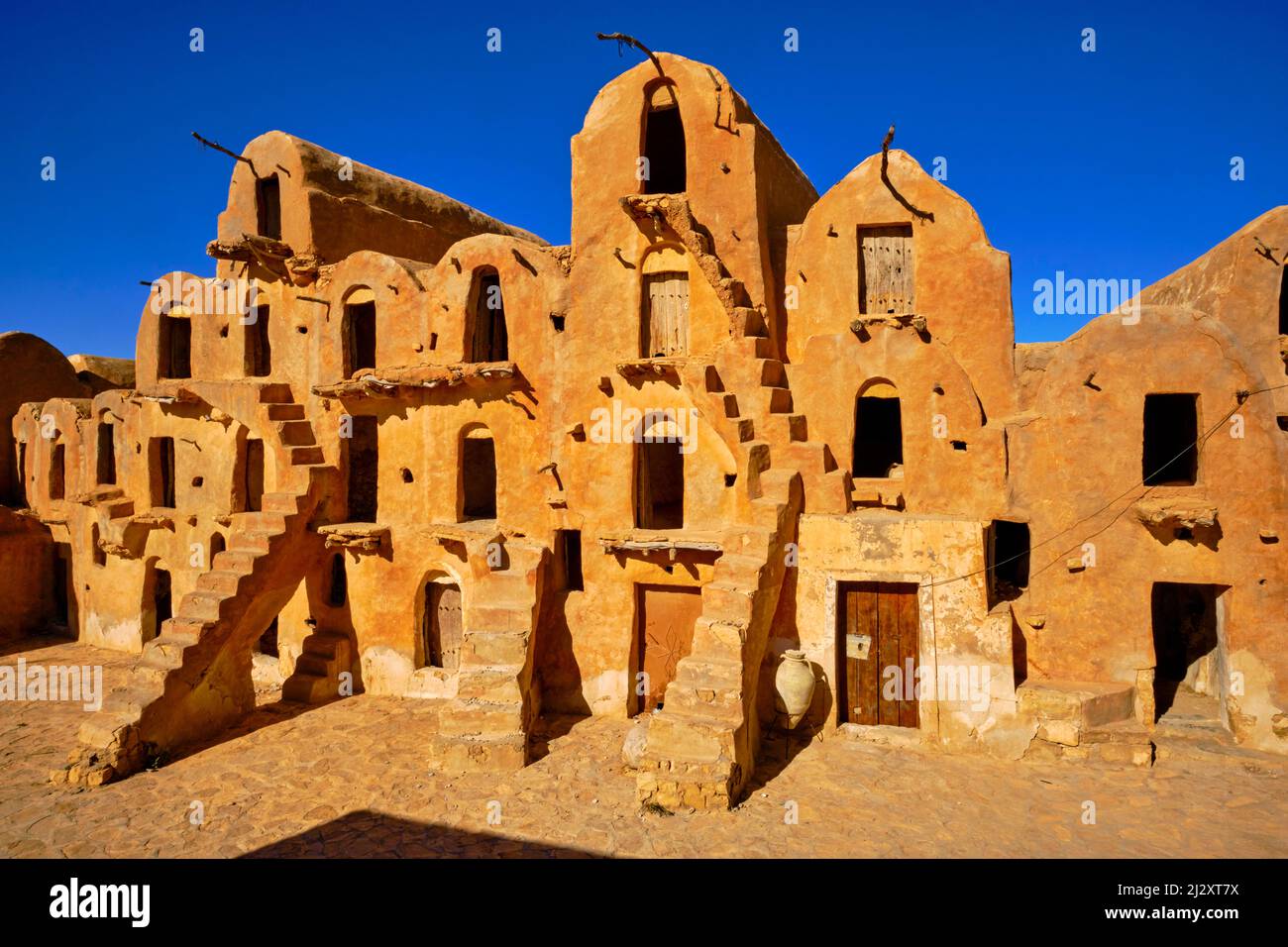 Tunisia, Tataouine Governorate, Ksar Ouled Soltane, old fortress and ...