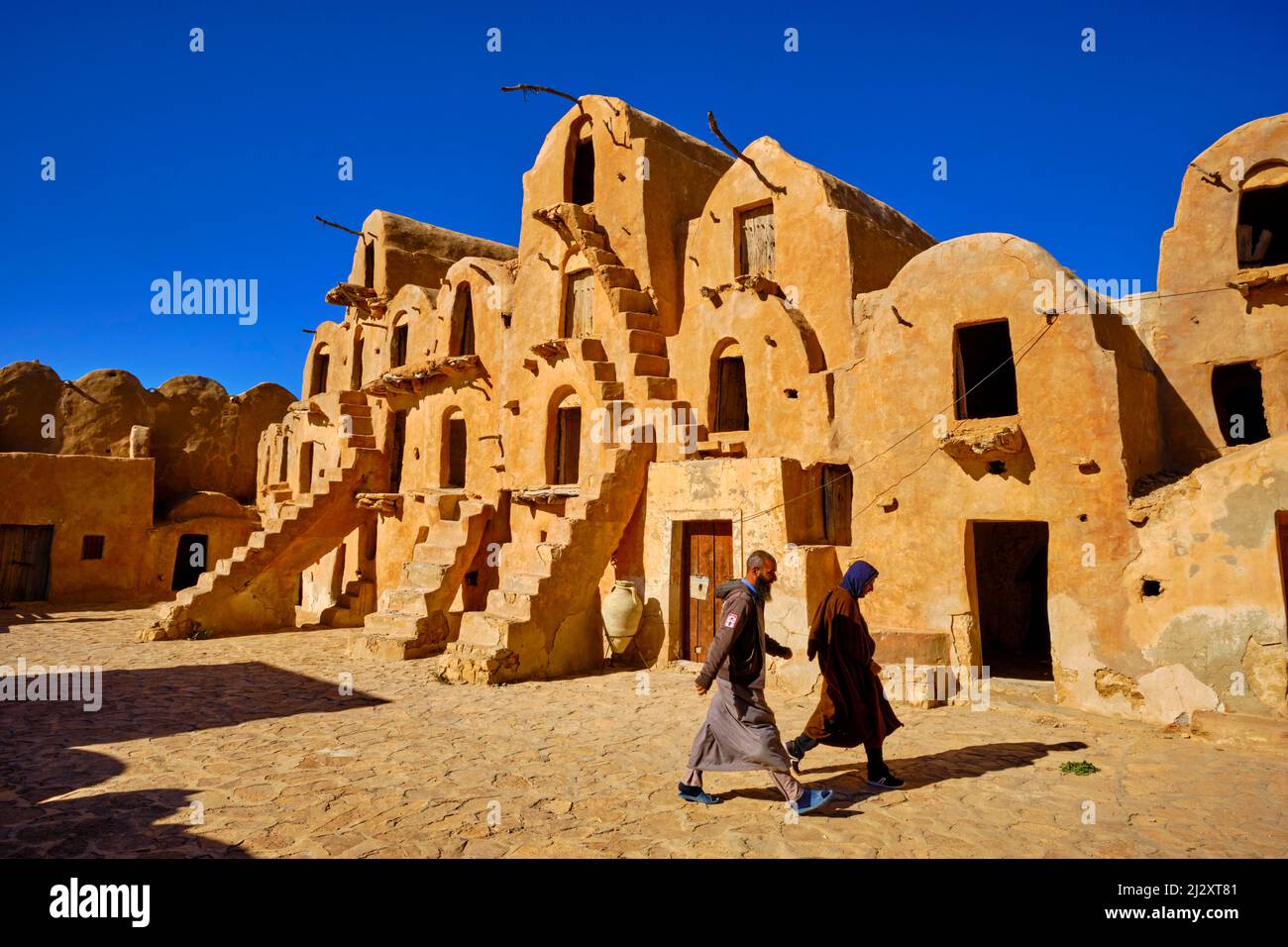 Tunisia, Tataouine Governorate, Ksar Ouled Soltane, old fortress and ...