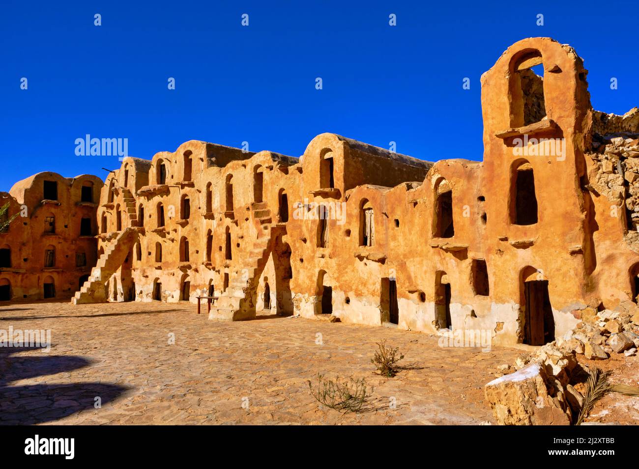 Tunisia, Tataouine Governorate, Ksar Ouled Soltane, old fortress and ...