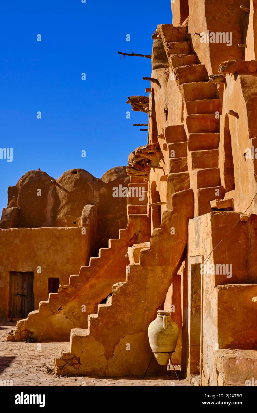 Tunisia, Tataouine Governorate, Ksar Ouled Soltane, old fortress and ...