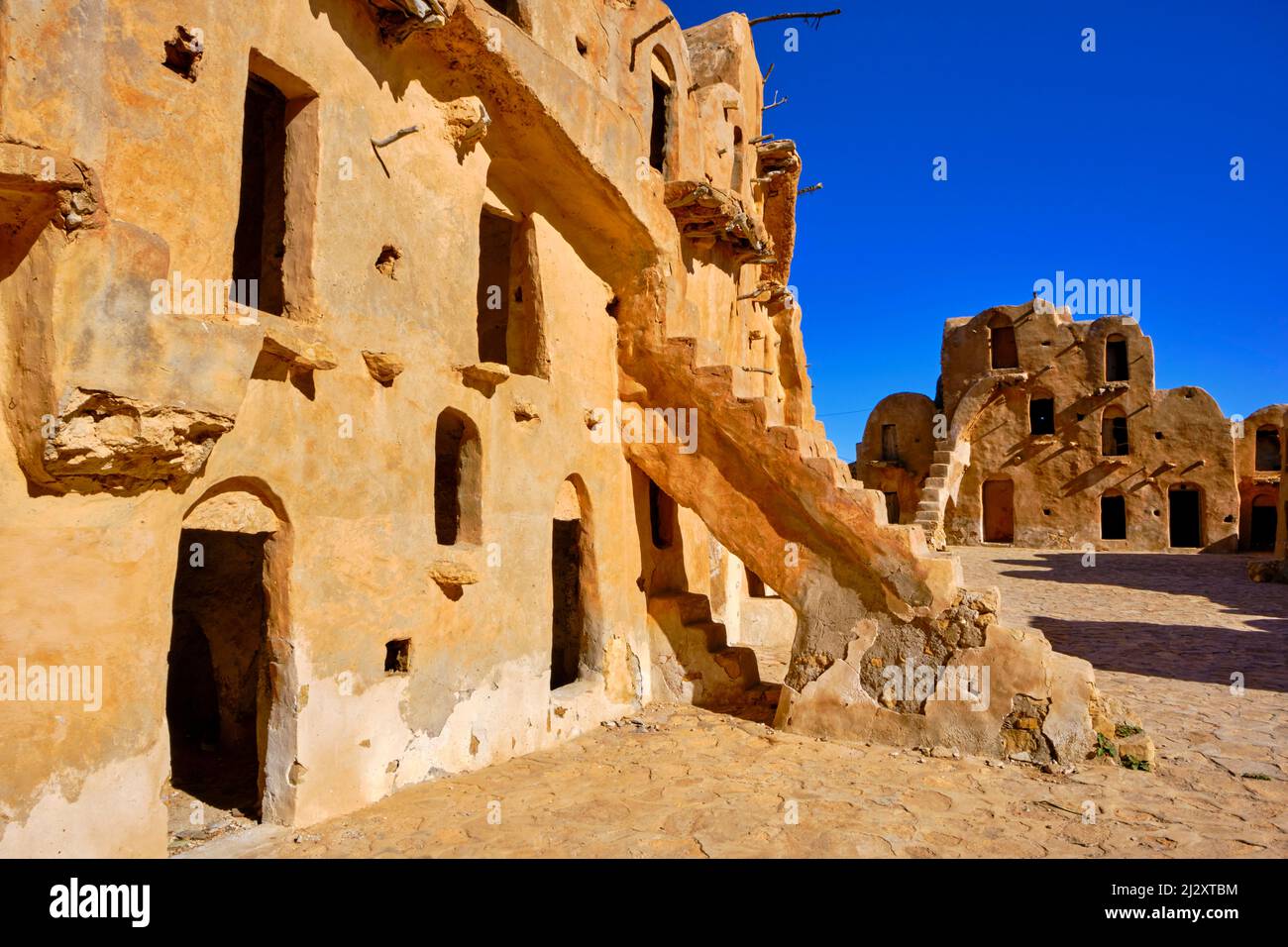 Tunisia, Tataouine Governorate, Ksar Ouled Soltane, old fortress and ...
