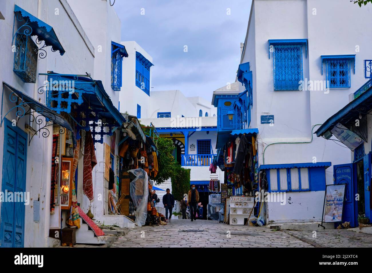 Tunisia, Tunis region, Sidi Bou Said village Stock Photo - Alamy
