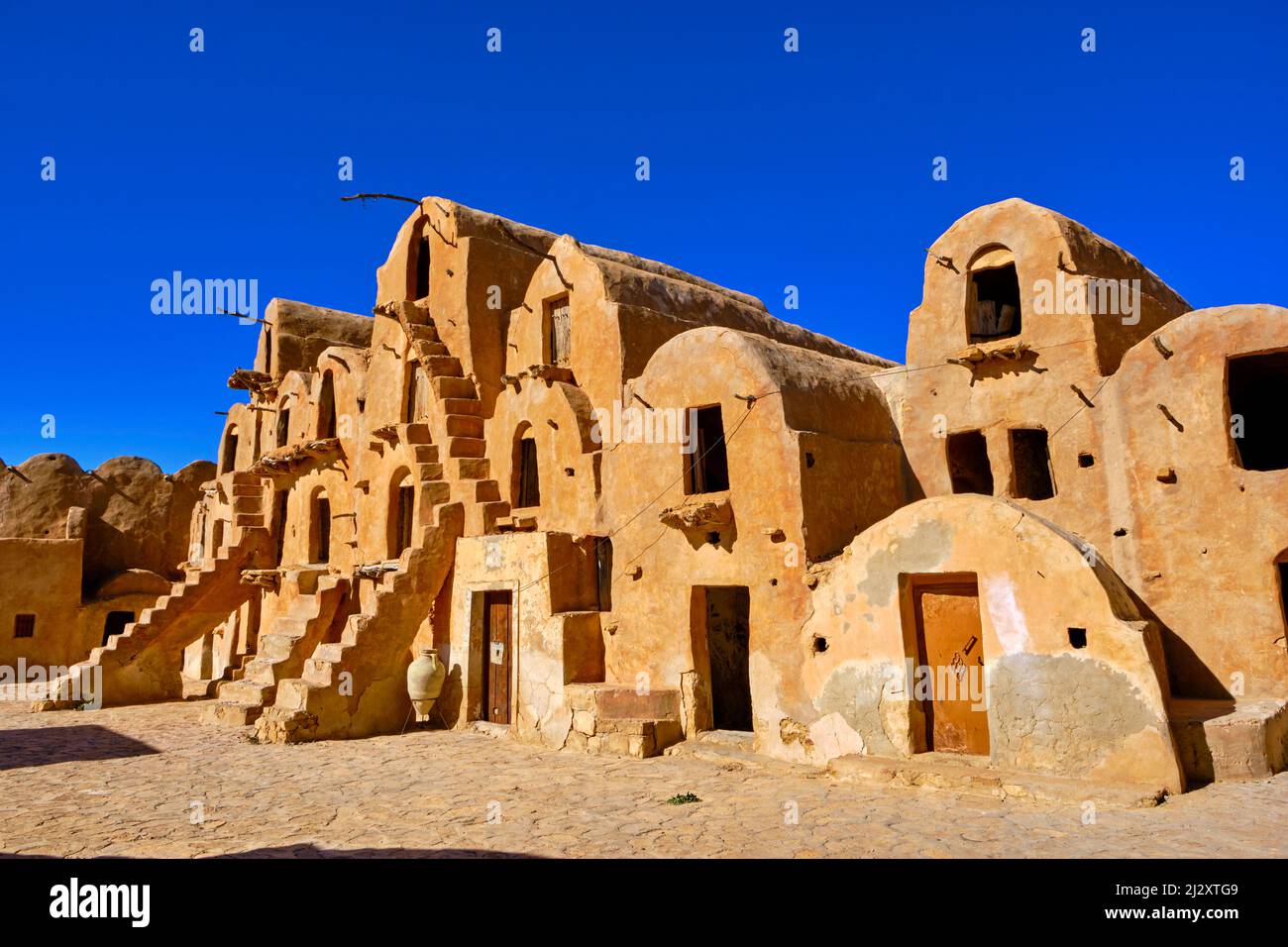 Tunisia, Tataouine Governorate, Ksar Ouled Soltane, old fortress and ...