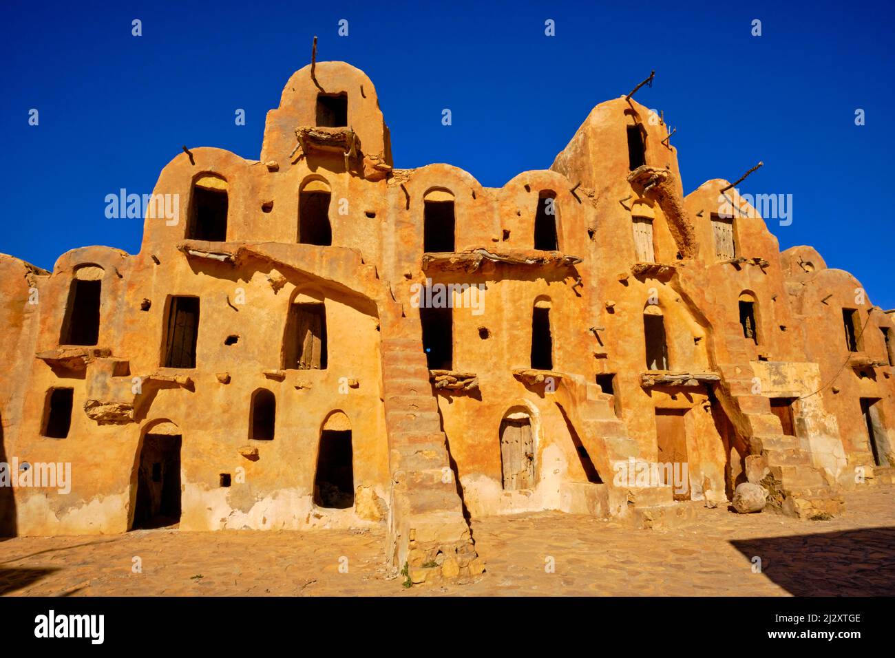Tunisia, Tataouine Governorate, Ksar Ouled Soltane, old fortress and ...