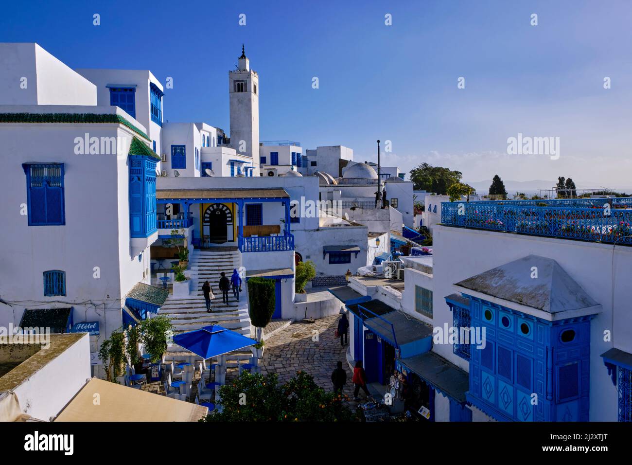 Tunisia, Tunis region, Sidi Bou Said village Stock Photo - Alamy