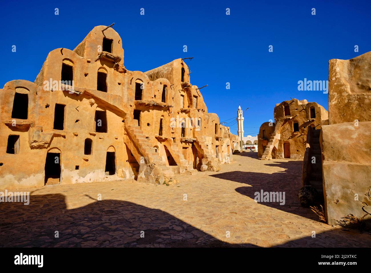Tunisia, Tataouine Governorate, Ksar Ouled Soltane, old fortress and ...