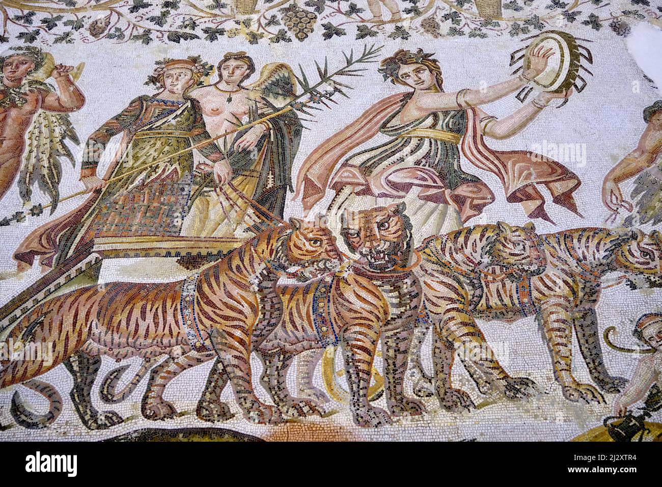 Tunisia, Sousse, archaeological museum, mosaic representing the ...