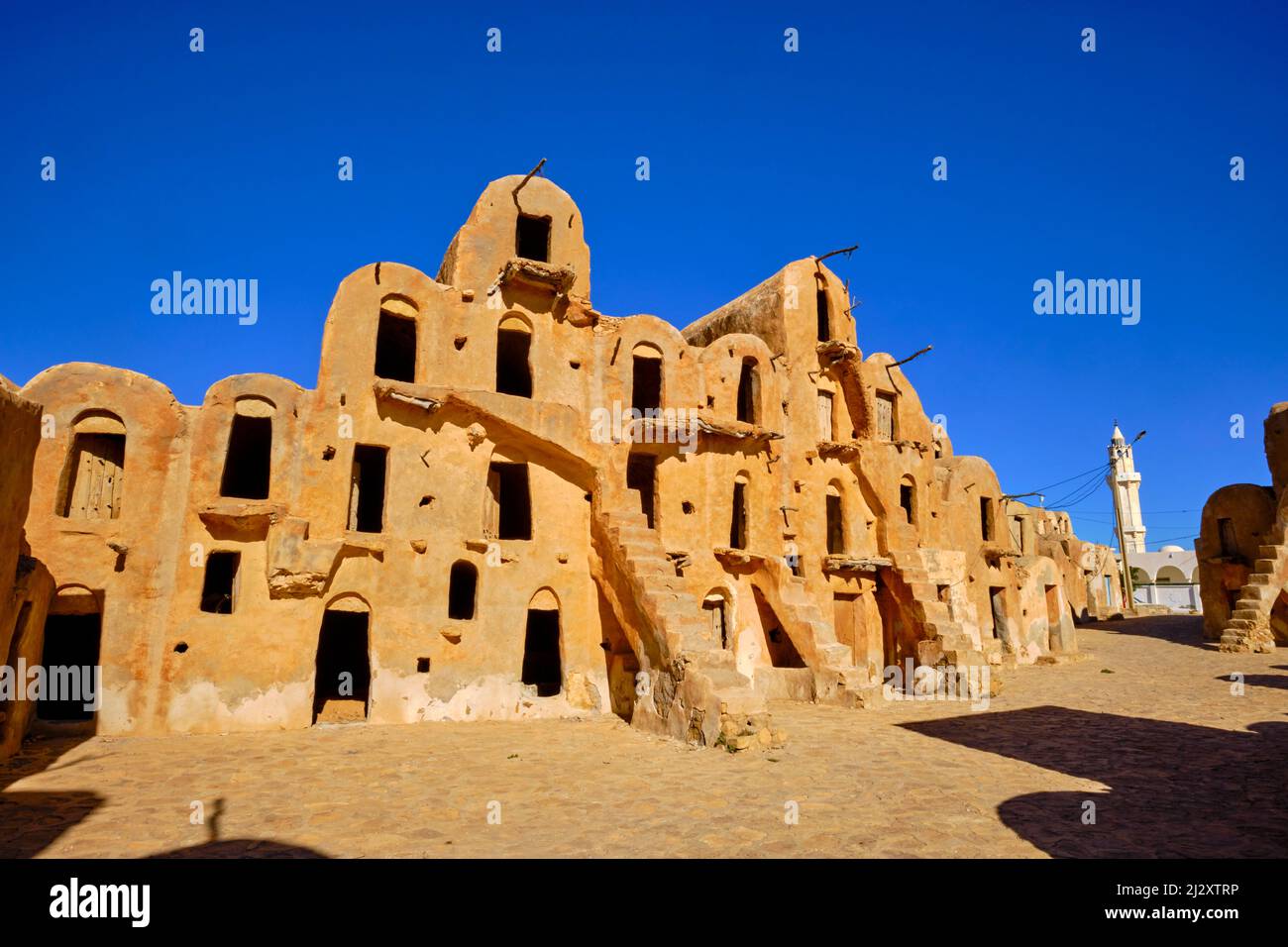 Tunisia, Tataouine Governorate, Ksar Ouled Soltane, old fortress and ...