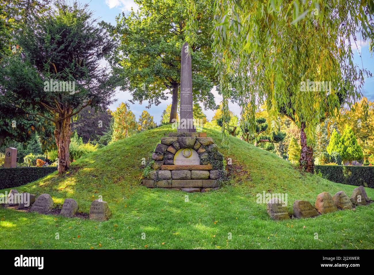 The Battle of Copenhagen Memorial in military Holmen Cemetery ...