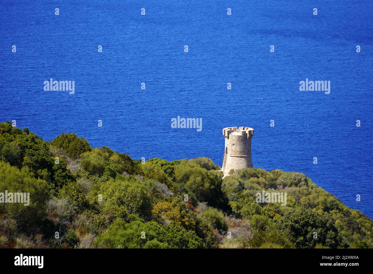 Serra-di-Ferro, southern Corsica: the Capanella Genoese Watchtower ...