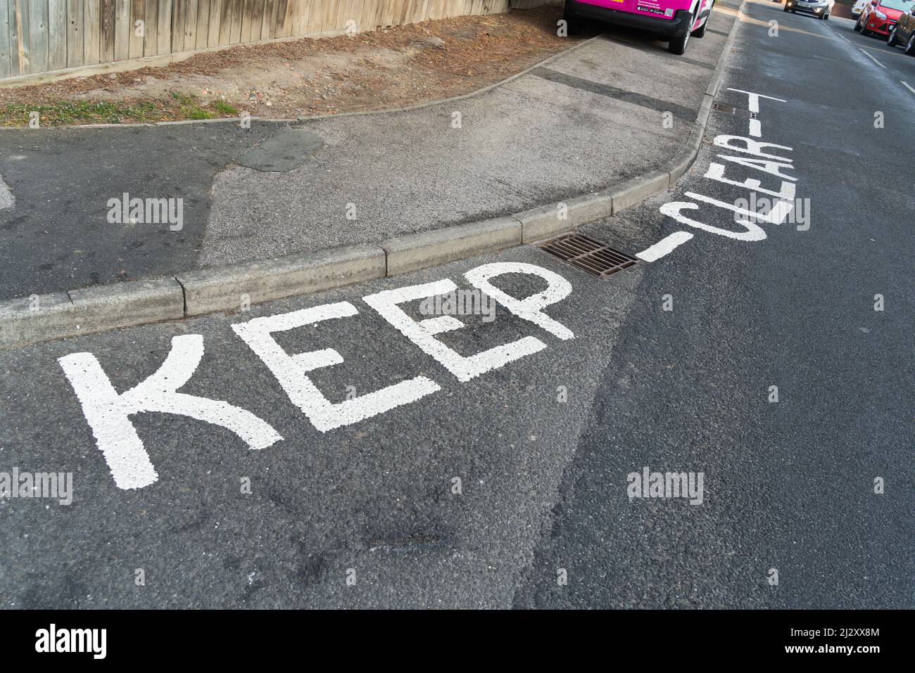 Keep clear of obstructions hi-res stock photography and images - Alamy