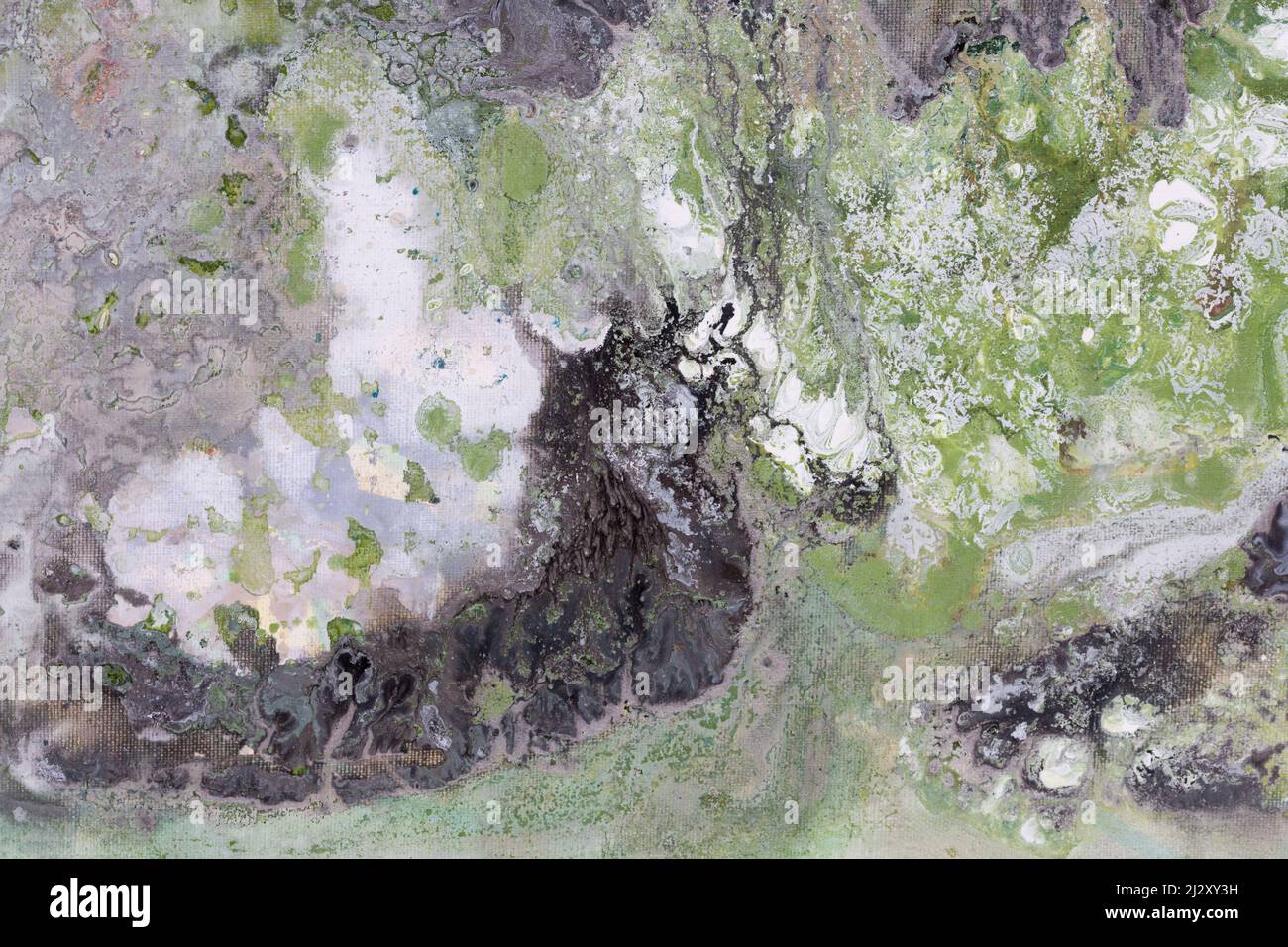 New abstract painting in olive tone for your new design Stock Photo - Alamy