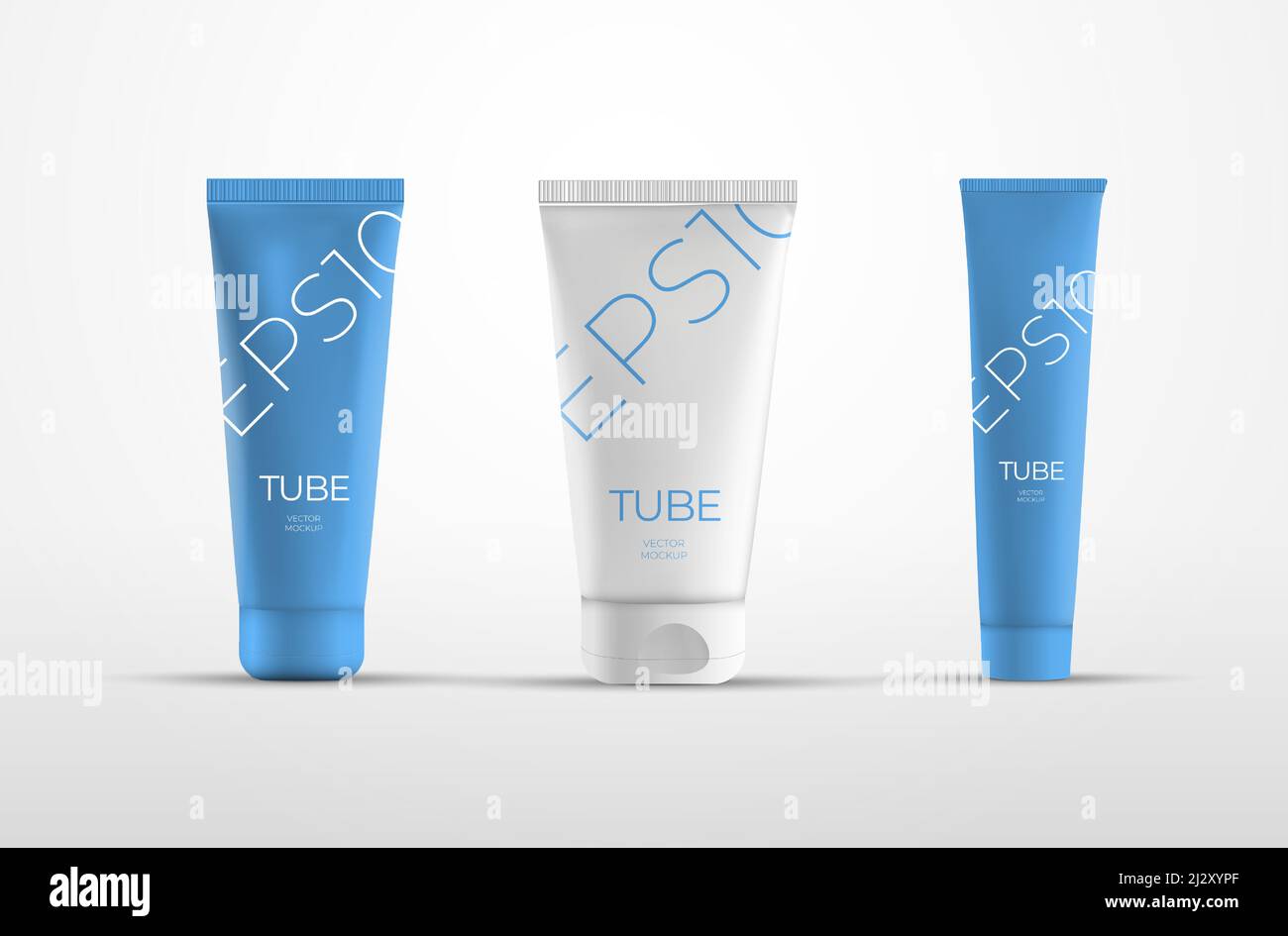 Bottle cream on color Stock Vector Images - Alamy