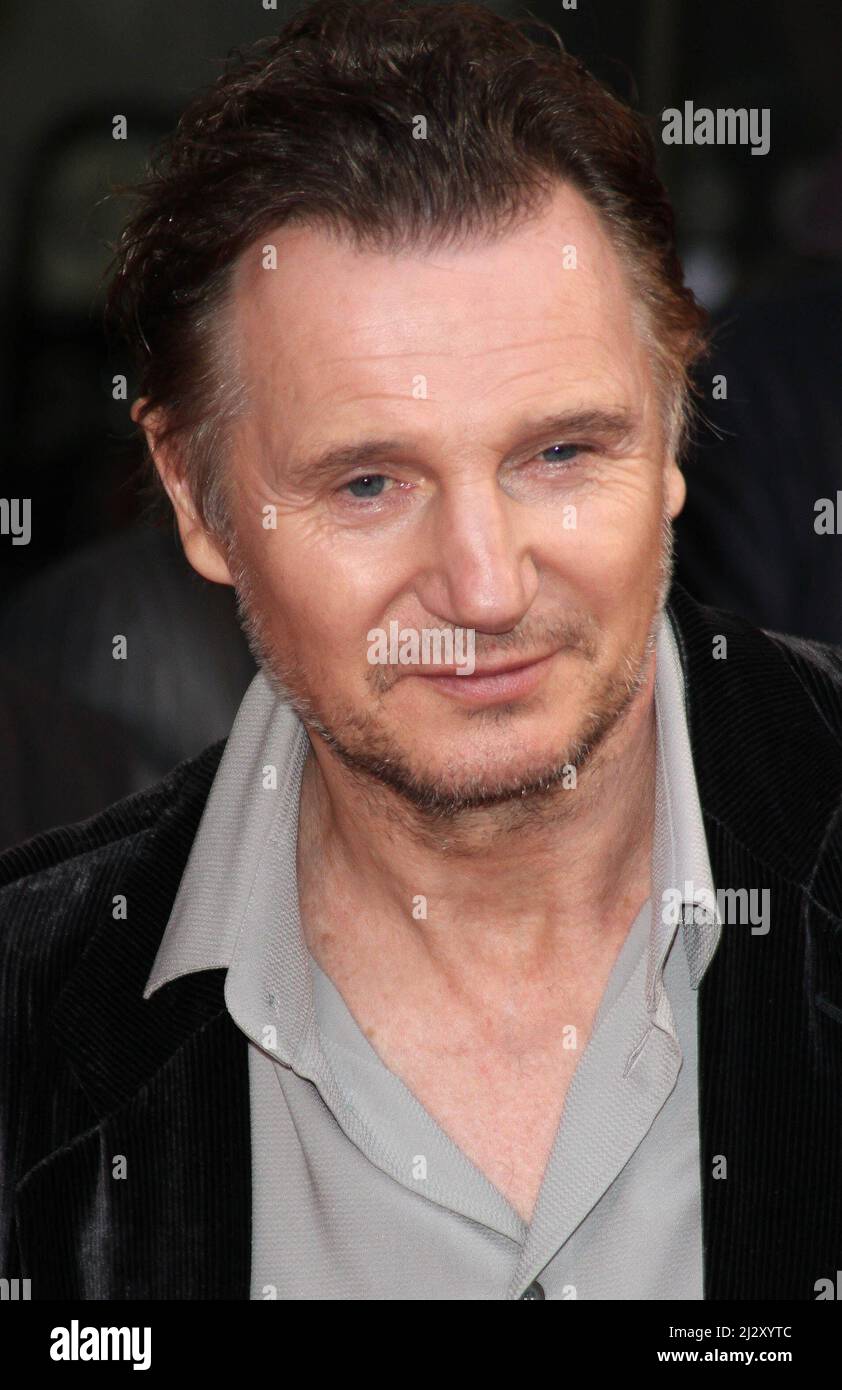 London. UK. Liam Neeson at the UK Film Premiere of Wrath of the Titans ...