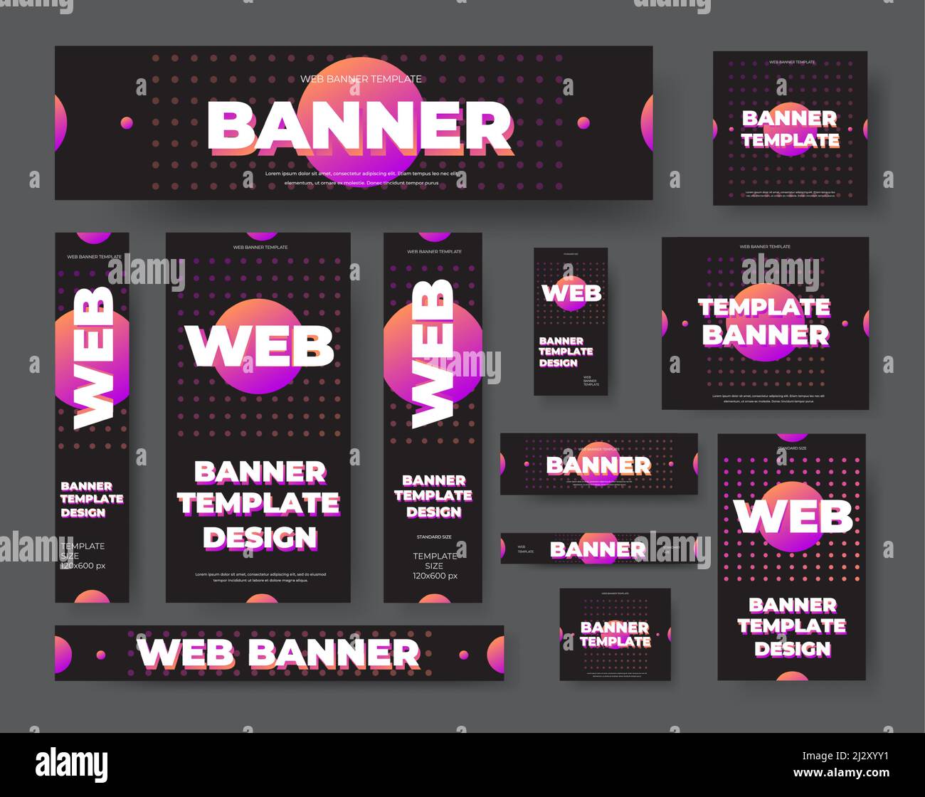 Creative advertising posters Stock Vector Images - Alamy