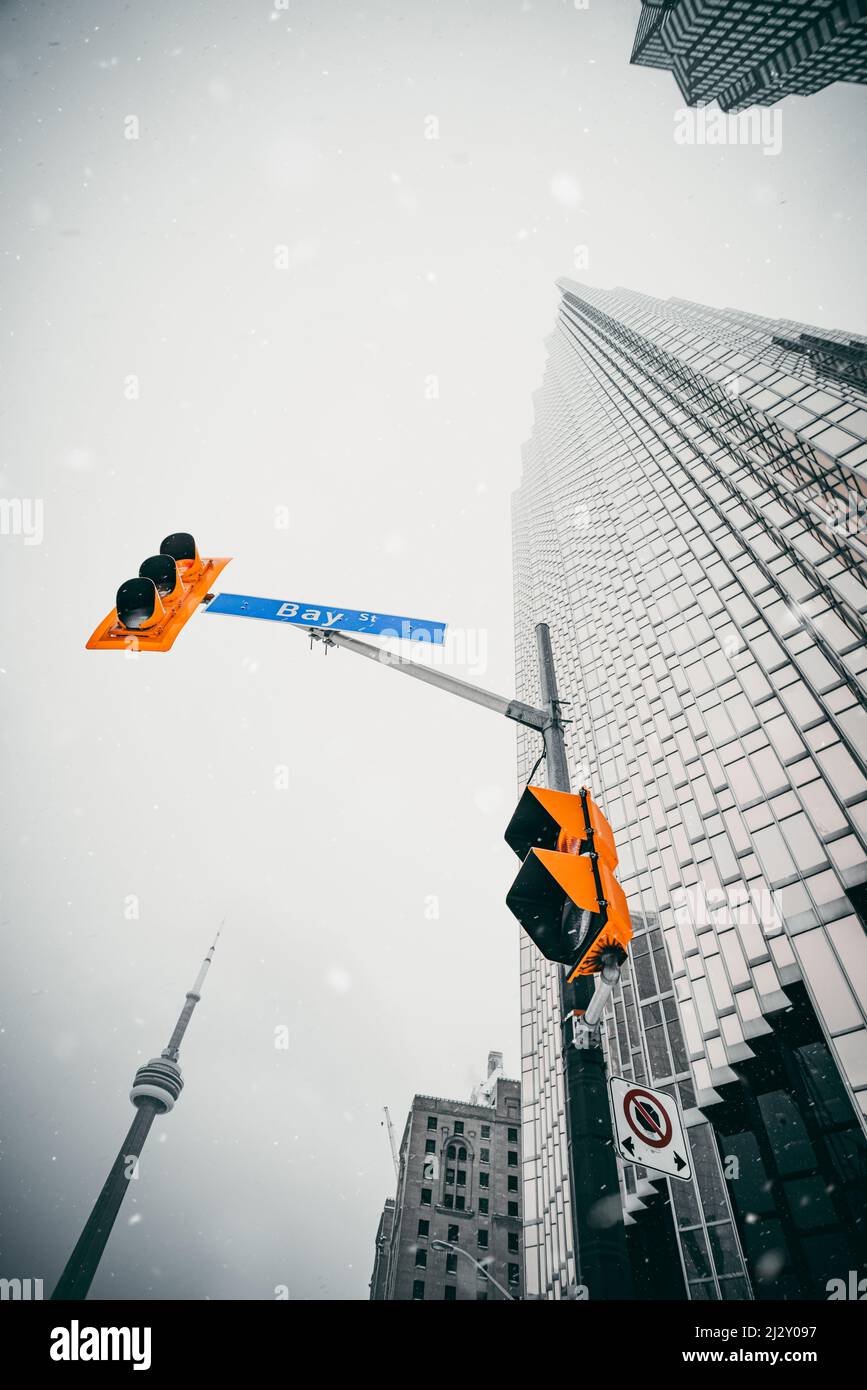 Toronto snow lights hi-res stock photography and images - Alamy