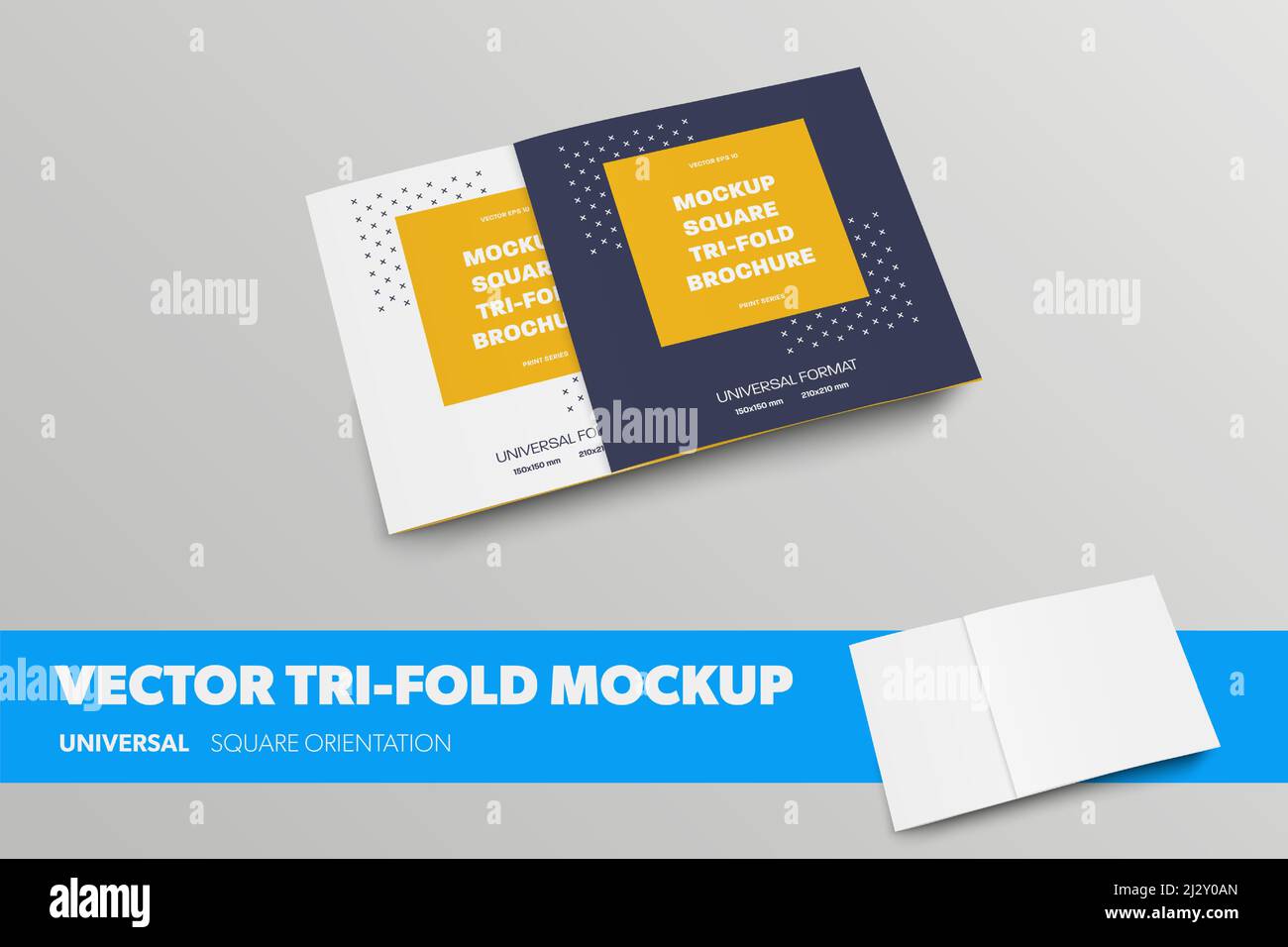 Front view advertisement blank Stock Vector Images - Alamy