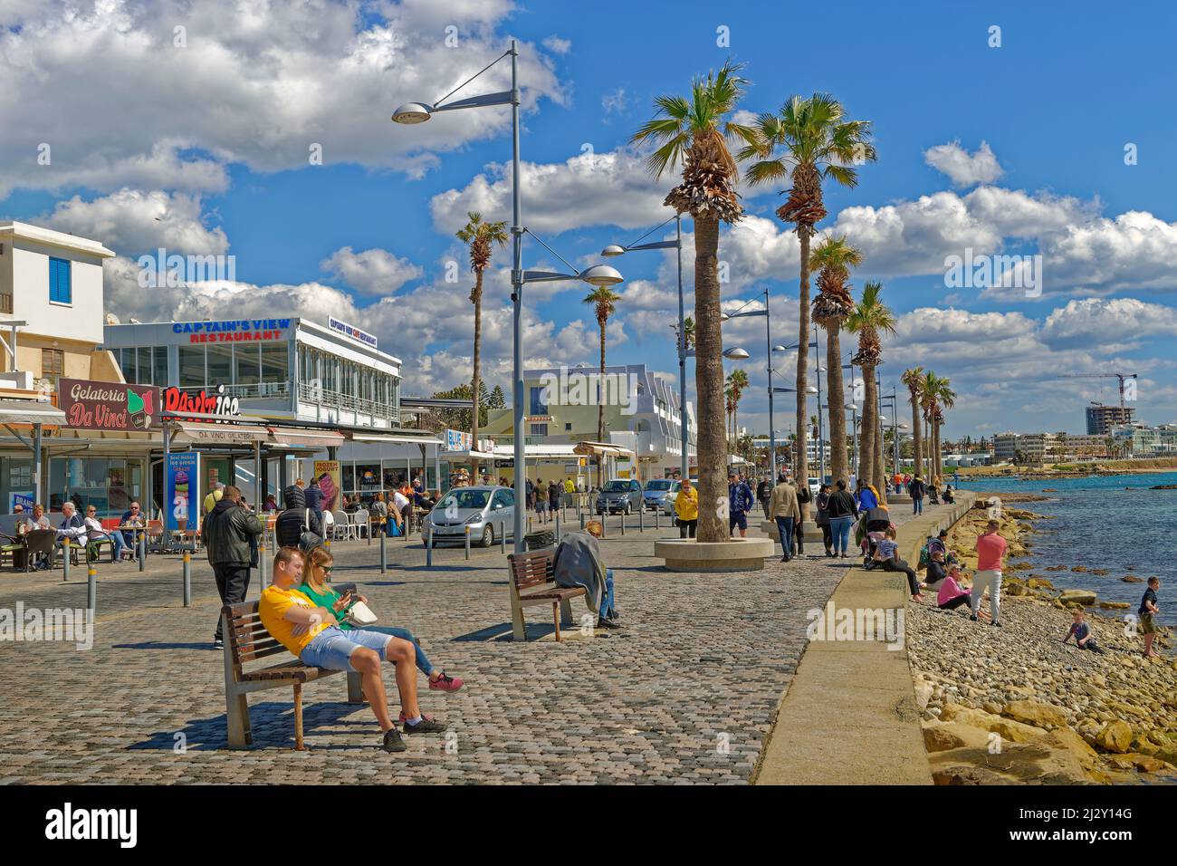 Paphos promenade in cyprus hi-res stock photography and images - Alamy