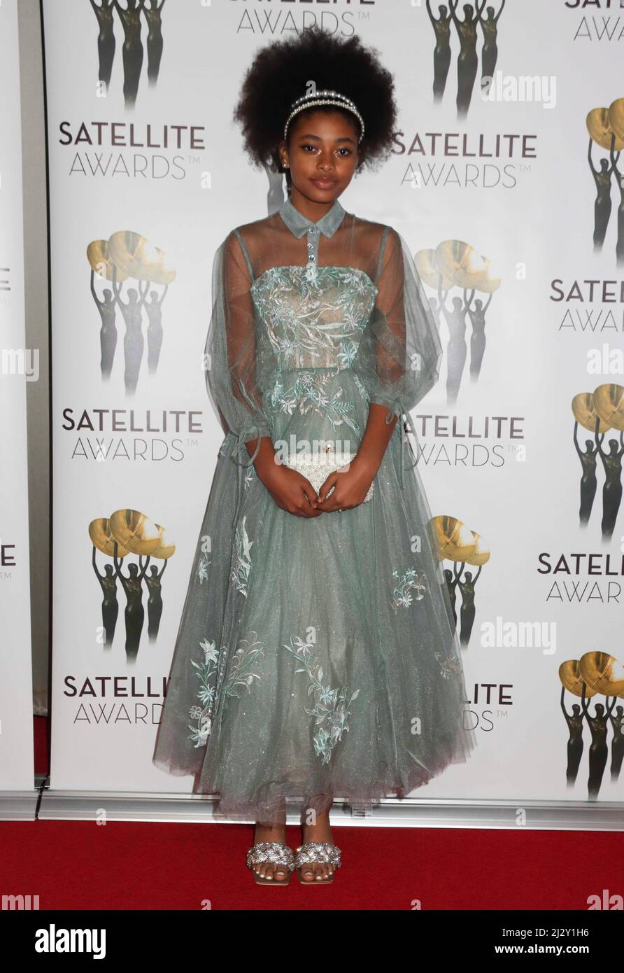 Michael-Bella Bowman 04/02/2022 The 26th Annual Satellite Awards ...