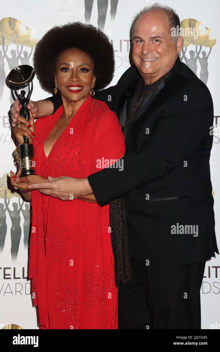Jenifer Lewis, Brian Edwards 04/02/2022 The 26th Annual Satellite ...