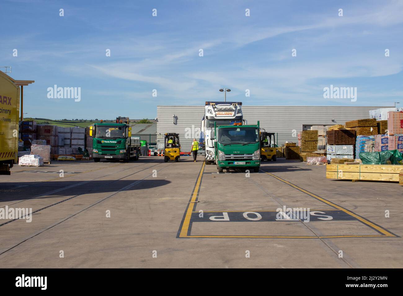EXETER, DEVON, UK - SEPTEMBER 21, 2021 goods inwards of the brand new ...