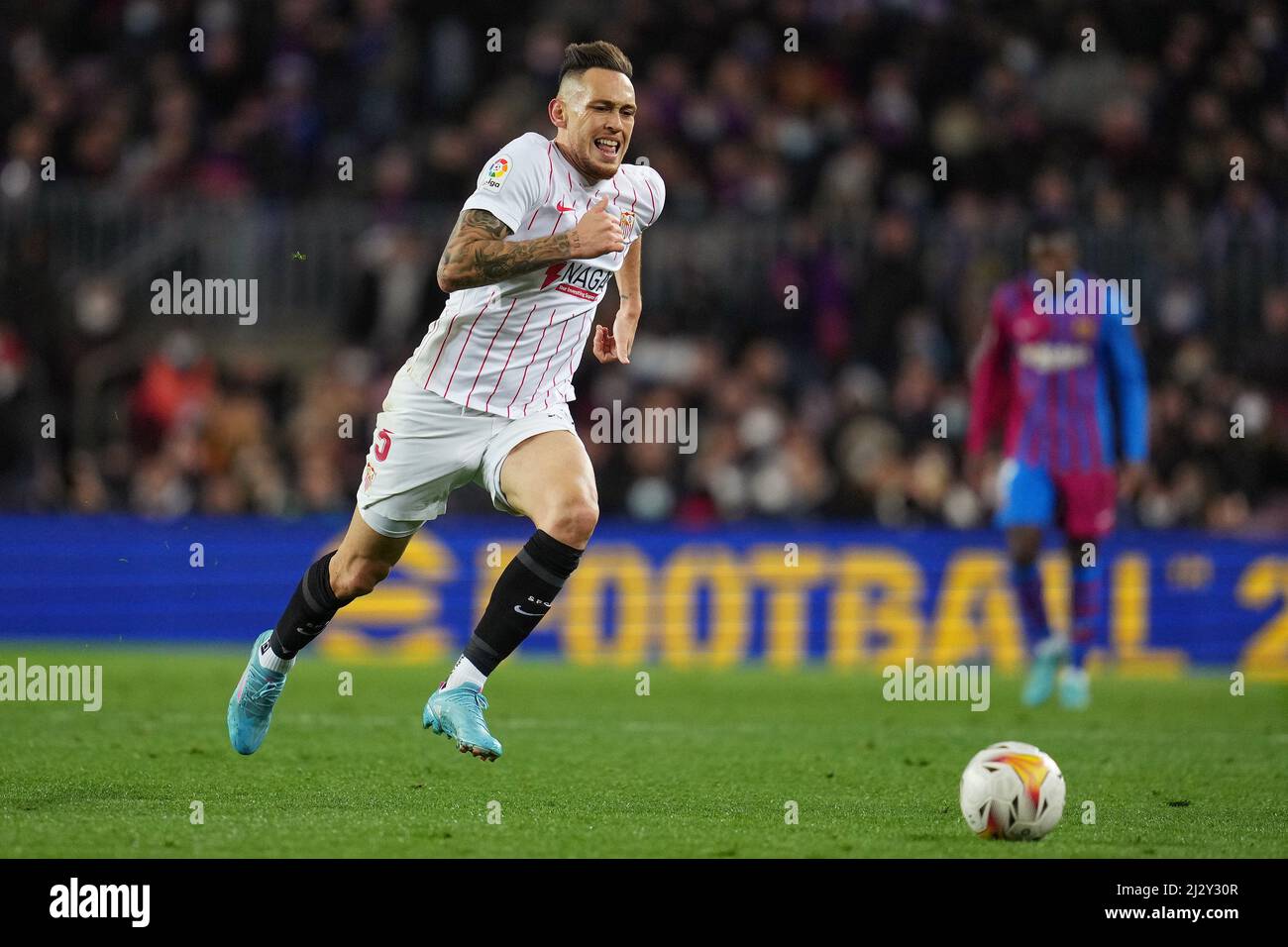 Lucas Ocampos of Sevilla FC during the La Liga match between FC ...