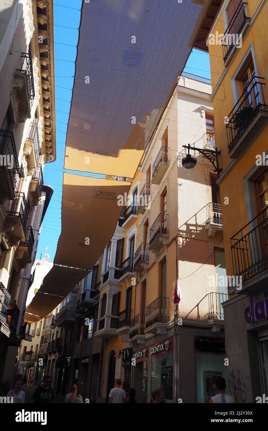 Narrow street alley shaded hi-res stock photography and images - Alamy