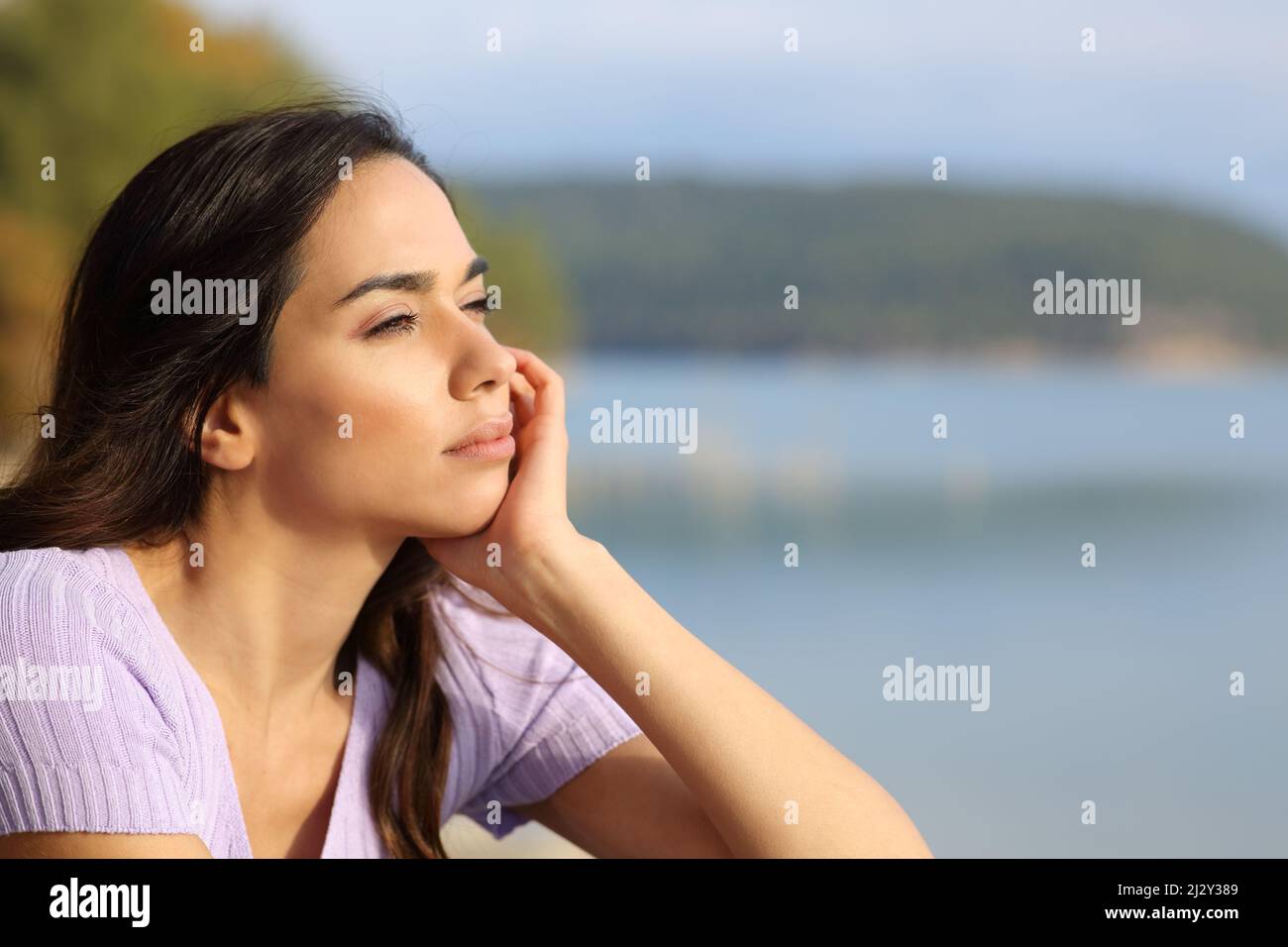 Serious contemplating hi-res stock photography and images - Alamy