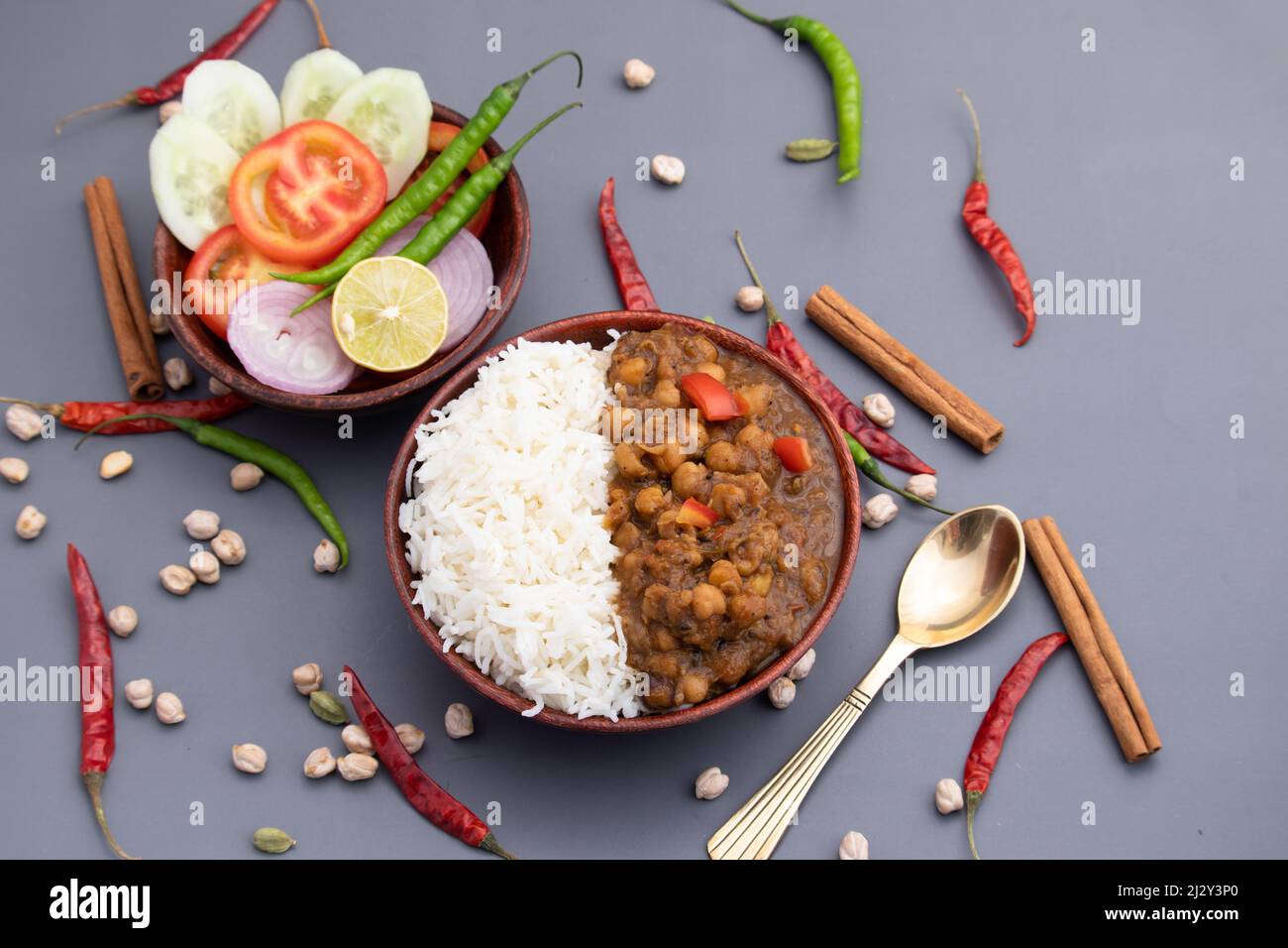 Restaurant style chole masala hi-res stock photography and images - Alamy