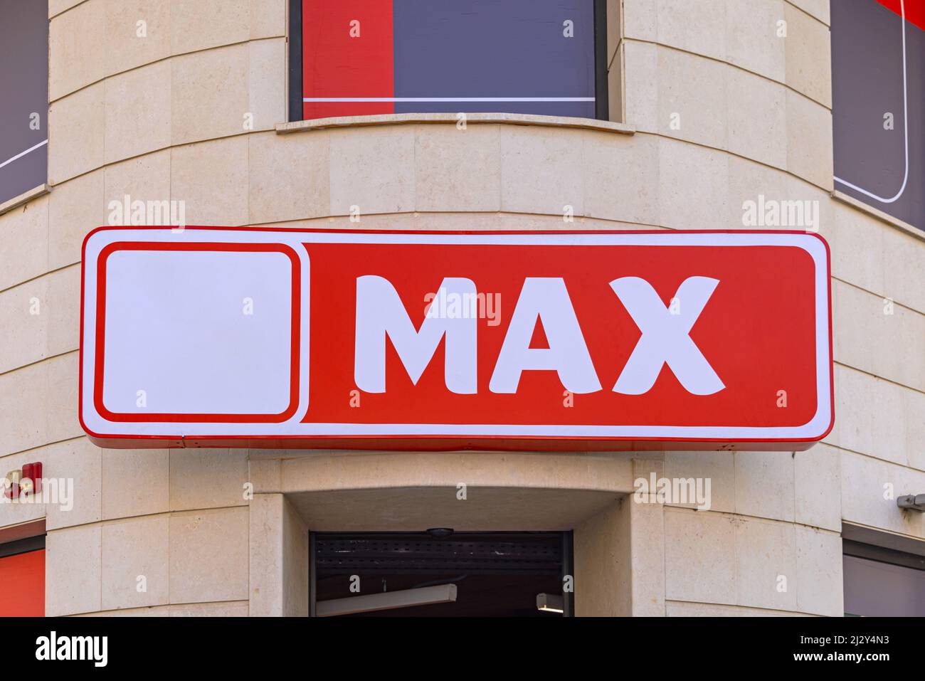 Max font hi-res stock photography and images - Alamy