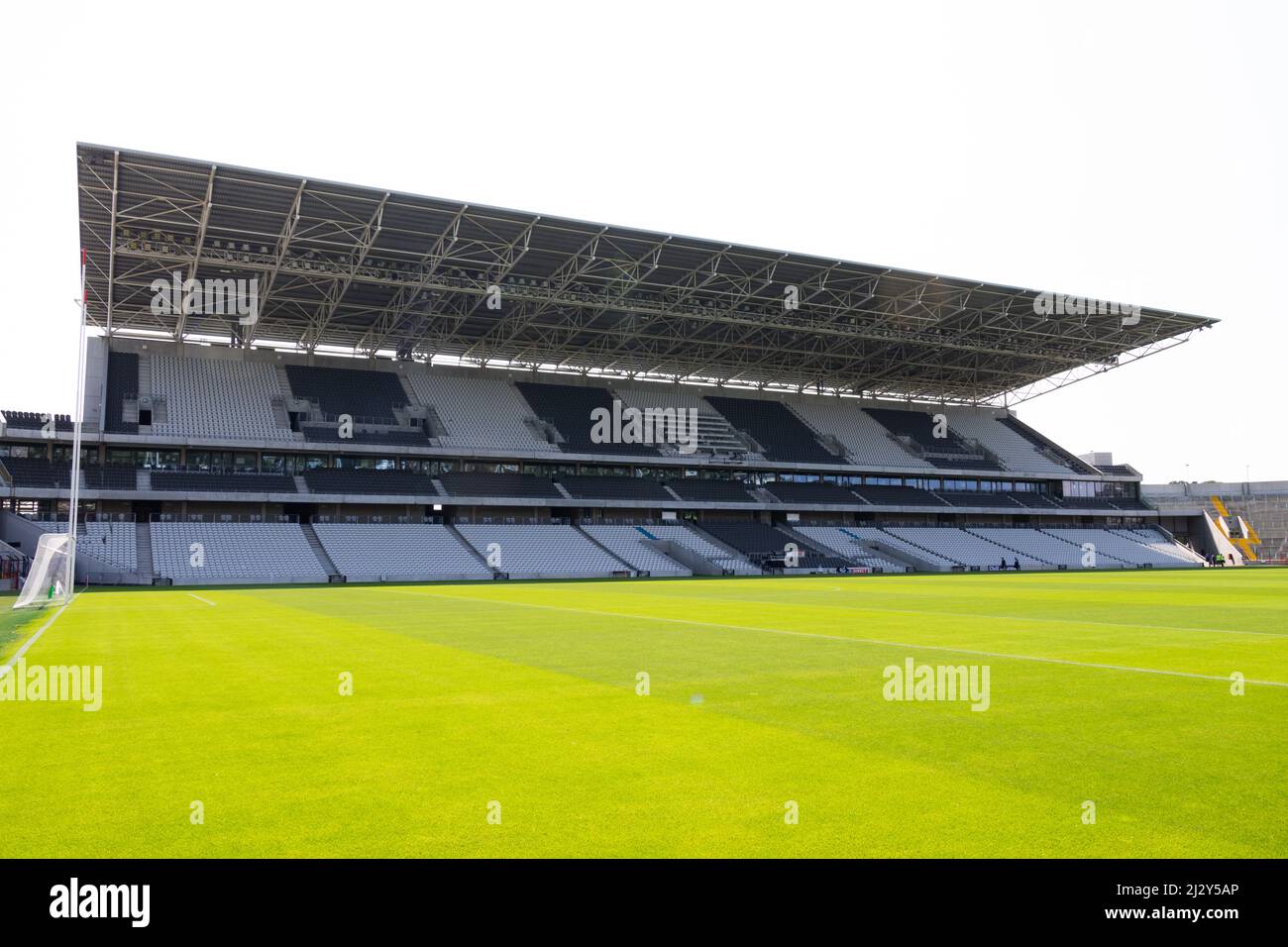 Empty sports stadium rows of seats Stock Photo - Alamy