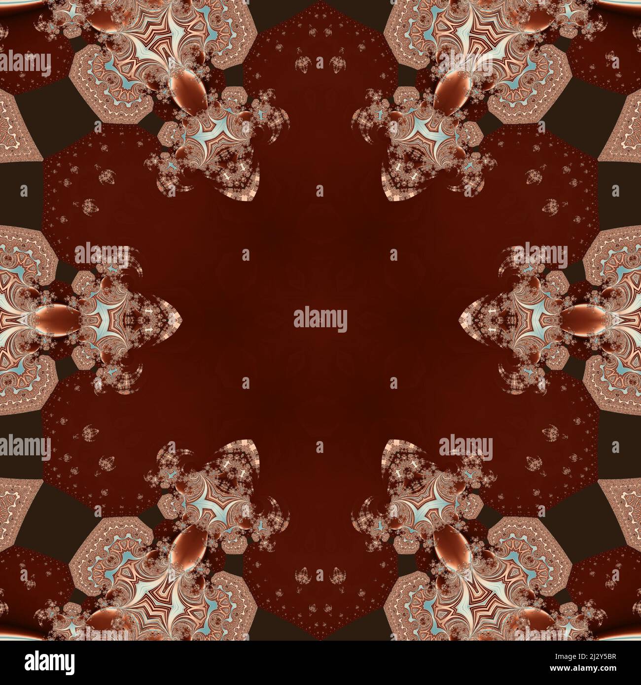 Abstract Computer generated Fractal design. A fractal is a never-ending ...