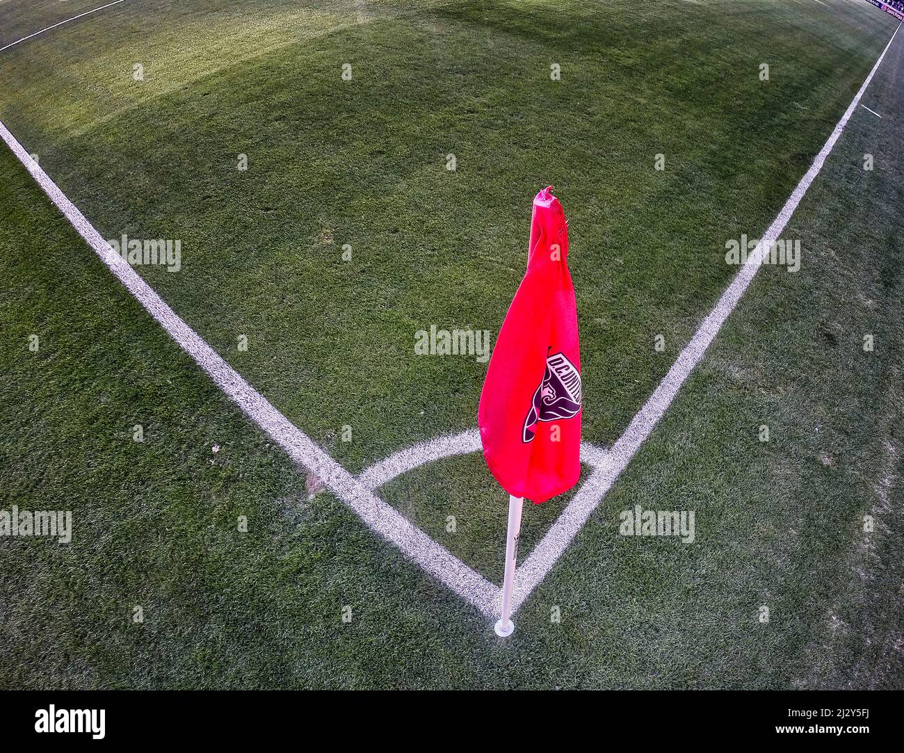 Corner kick flag hi-res stock photography and images - Alamy
