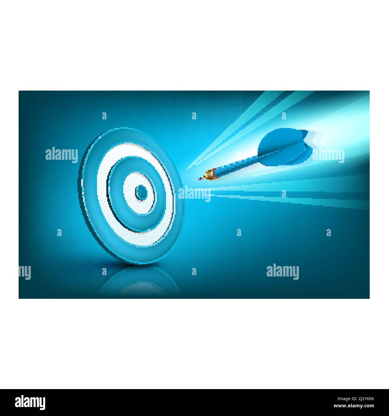 Business Target Success Shouting Poster Vector Stock Vector Image & Art ...