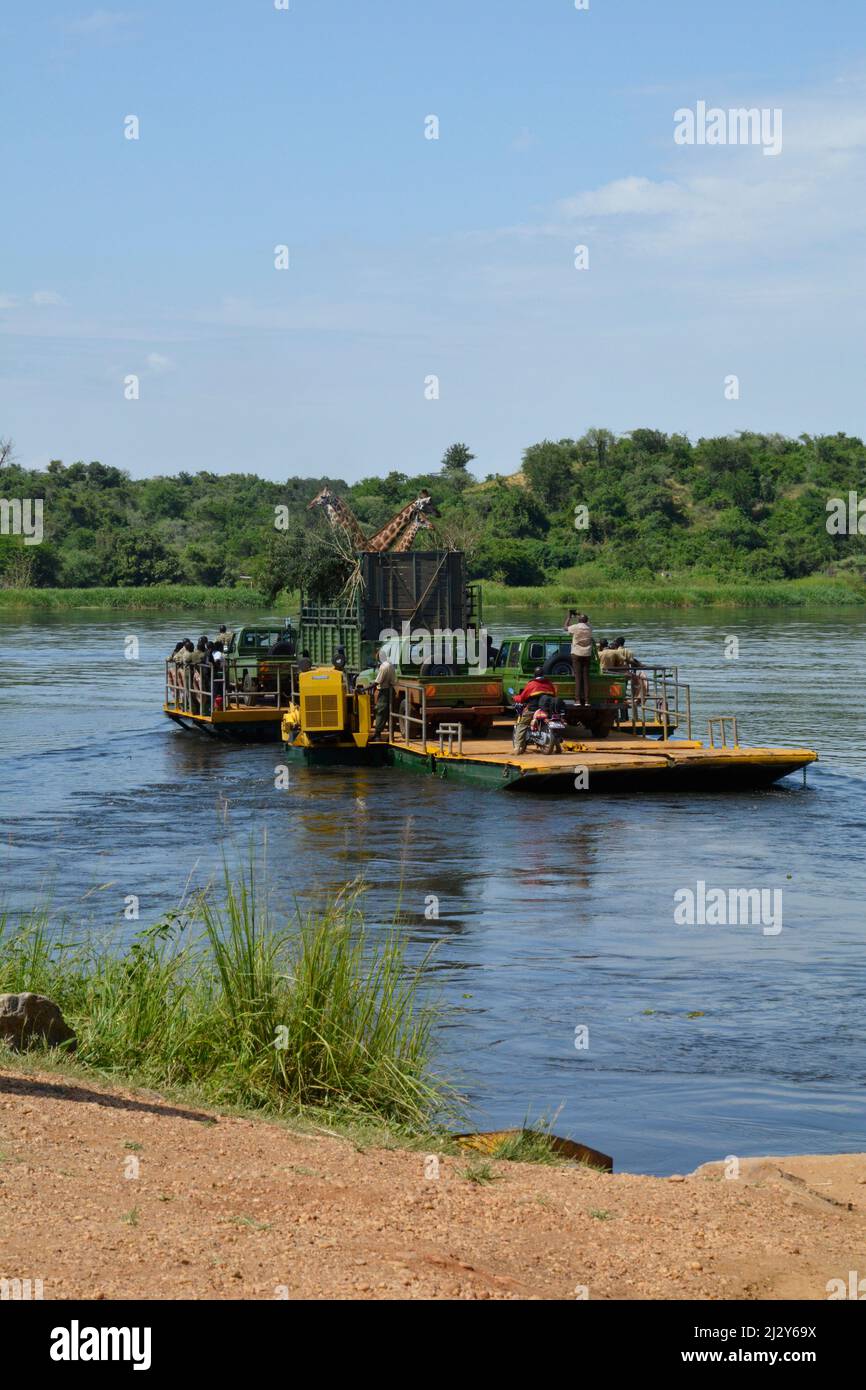 Uganda; Northern Region on the border with the Western Region ...