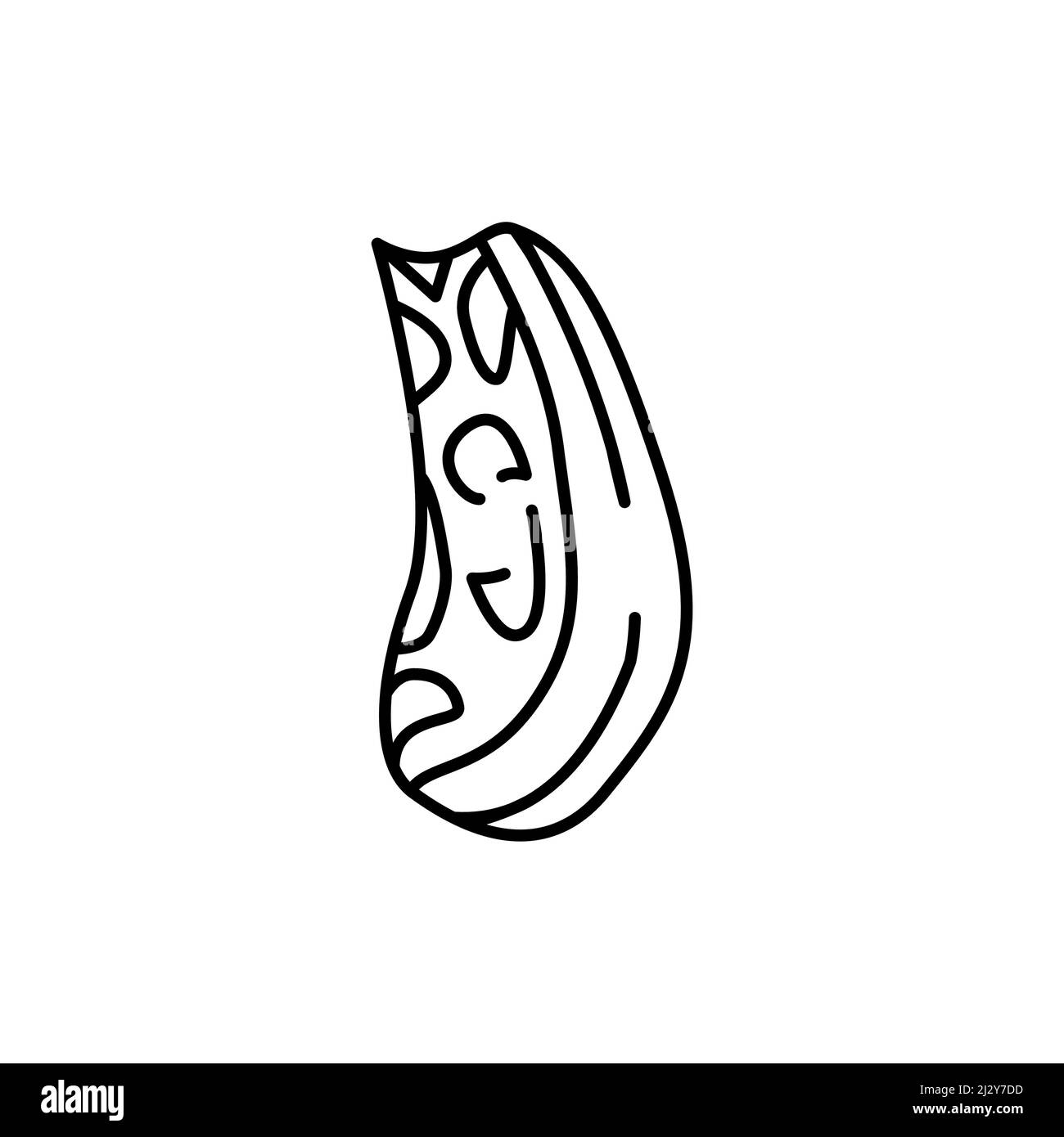 Beef brisket color line icon. Cutting meat. Pictogram for web page ...