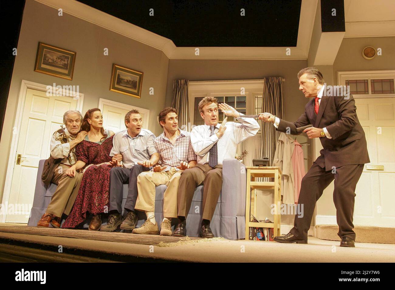 l-r: Brian Greene (Andreas), Sarah Wateridge (Katerina), Mark McGann ...