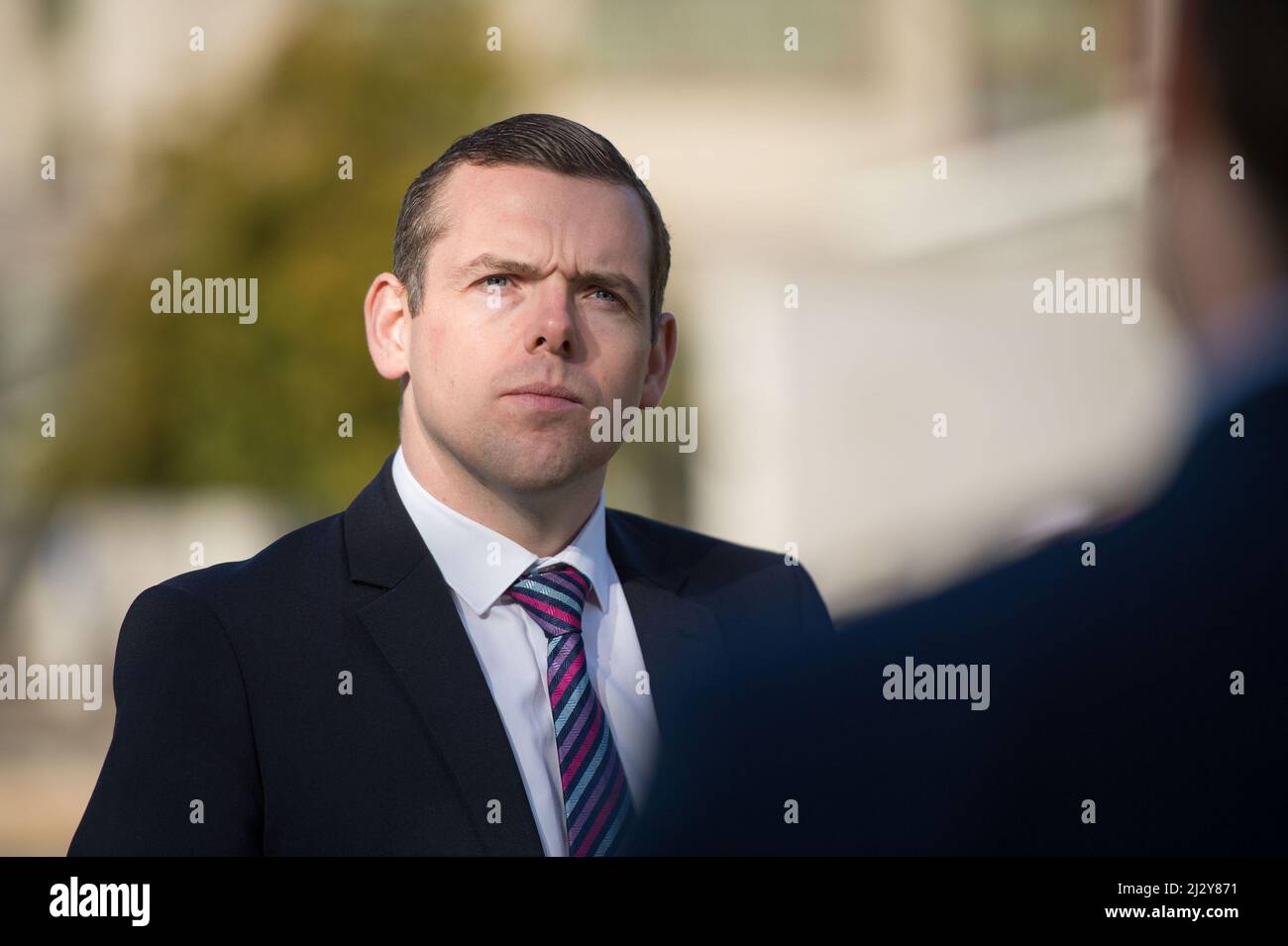 Edinburgh, Scotland, UK. 29 September 2020. Pictured: Douglas Ross MP ...