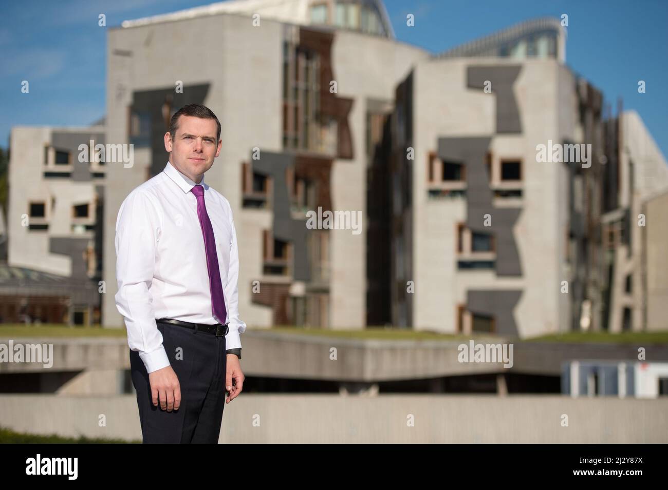 Edinburgh, Scotland, UK. 29 September 2020. Pictured: Douglas Ross MP ...