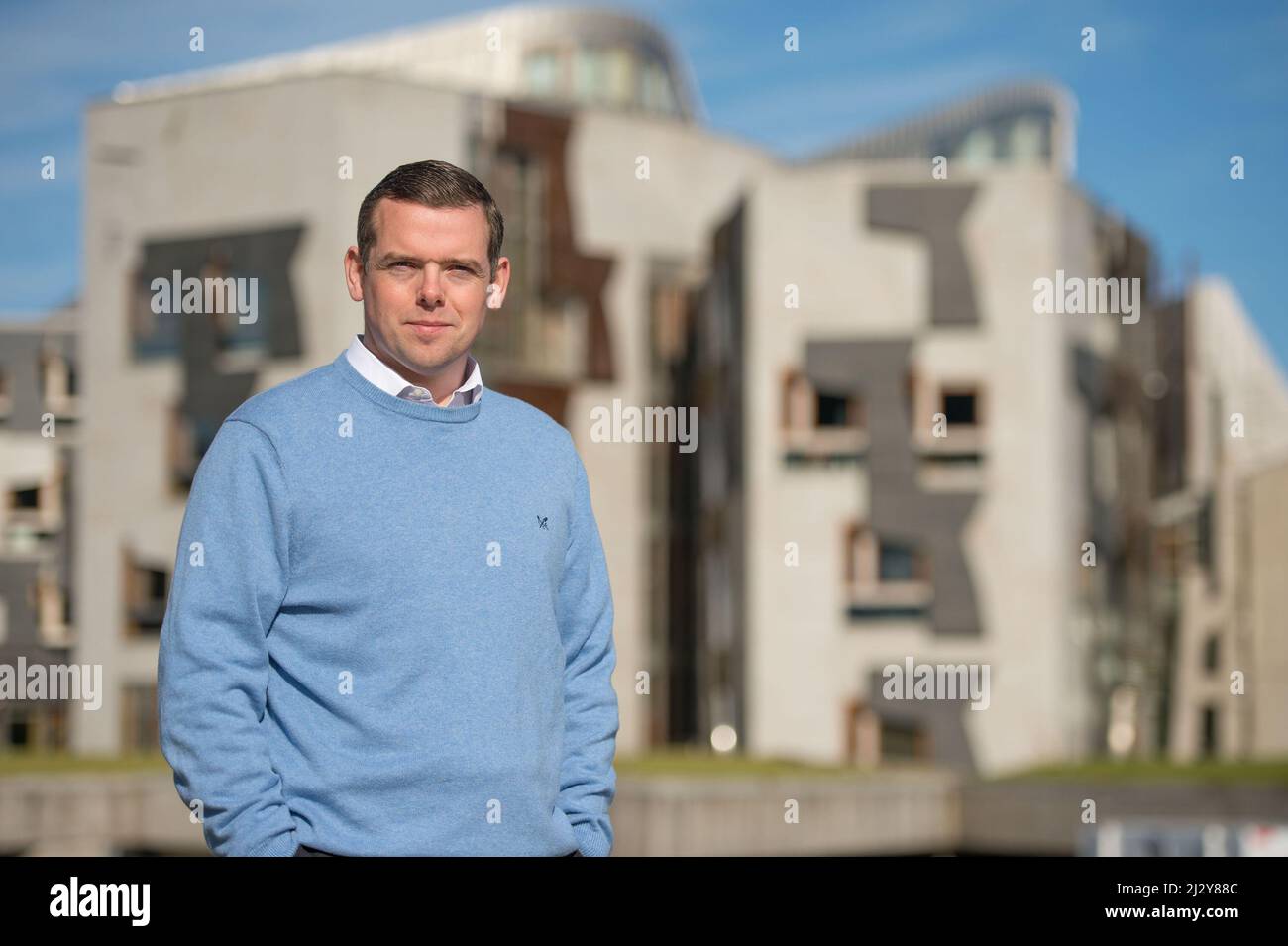 Edinburgh, Scotland, UK. 29 September 2020. Pictured: Douglas Ross MP ...