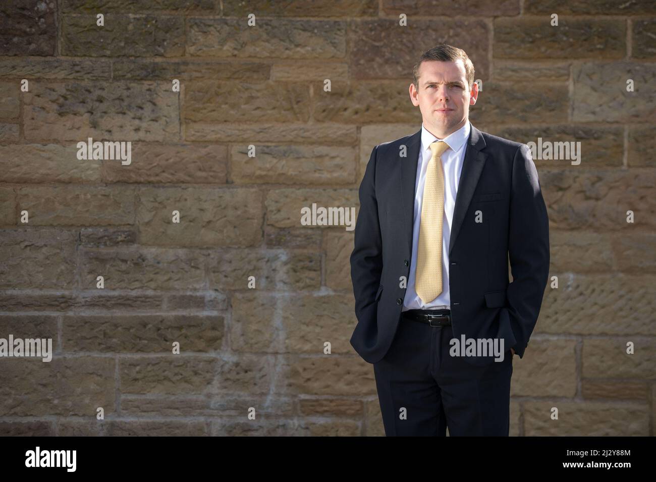 Edinburgh, Scotland, UK. 29 September 2020. Pictured: Douglas Ross MP ...