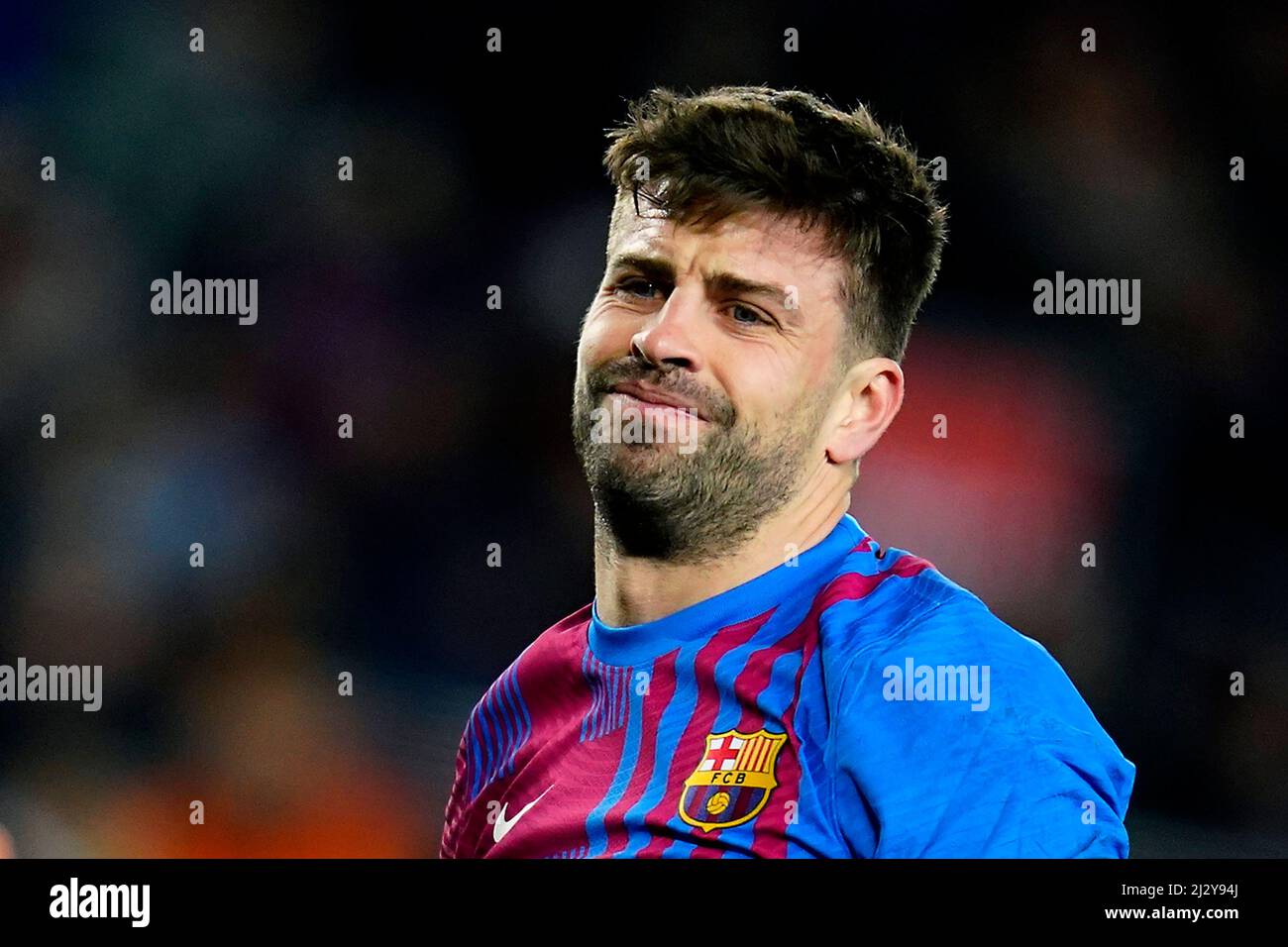 Gerard Pique of FC Barcelona during the La Liga match between FC ...